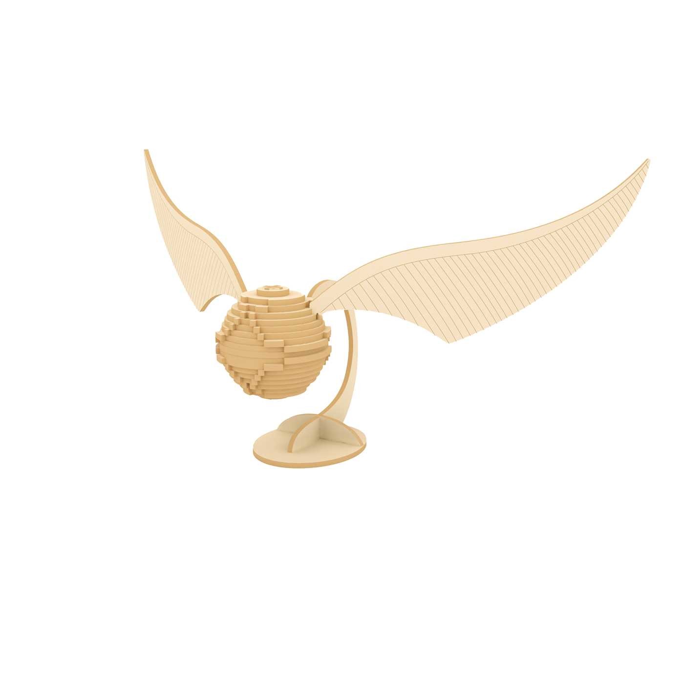 IncrediBuilds: Harry Potter: Golden Snitch 3D Wood Model and Booklet ...