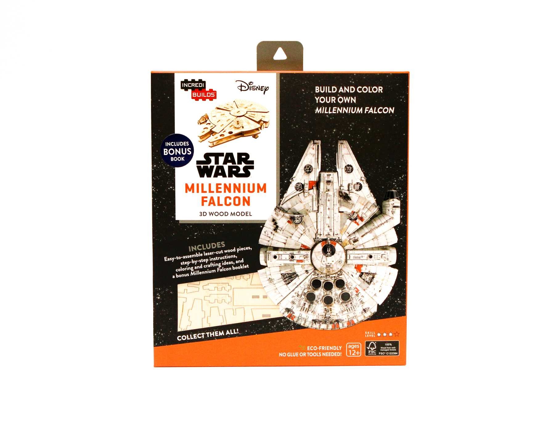 IncrediBuilds: Star Wars: Millennium Falcon 3D Wood Model | Book by ...
