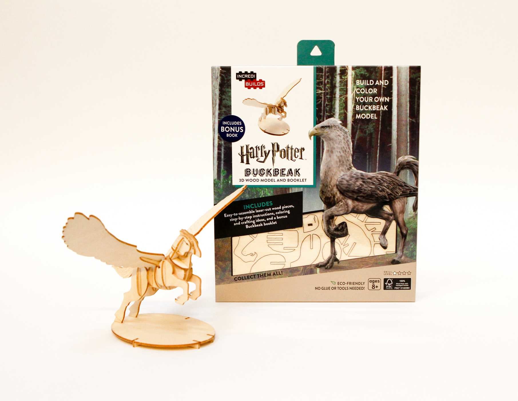 IncrediBuilds: Harry Potter: Buckbeak 3D Wood Model and Booklet | Book ...