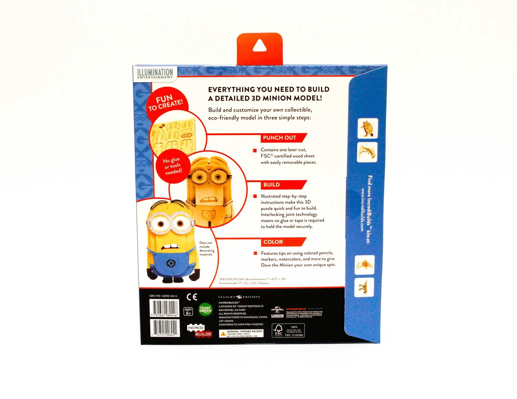 IncrediBuilds: Minions 3D Wood Model | Book by Insight Editions ...