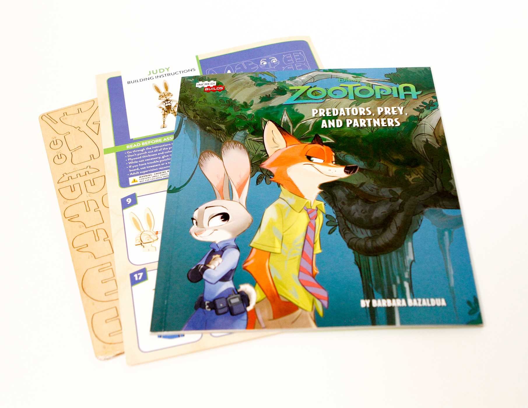 IncrediBuilds: Disney: Zootopia 3D Wood Model | Book by Insight ...