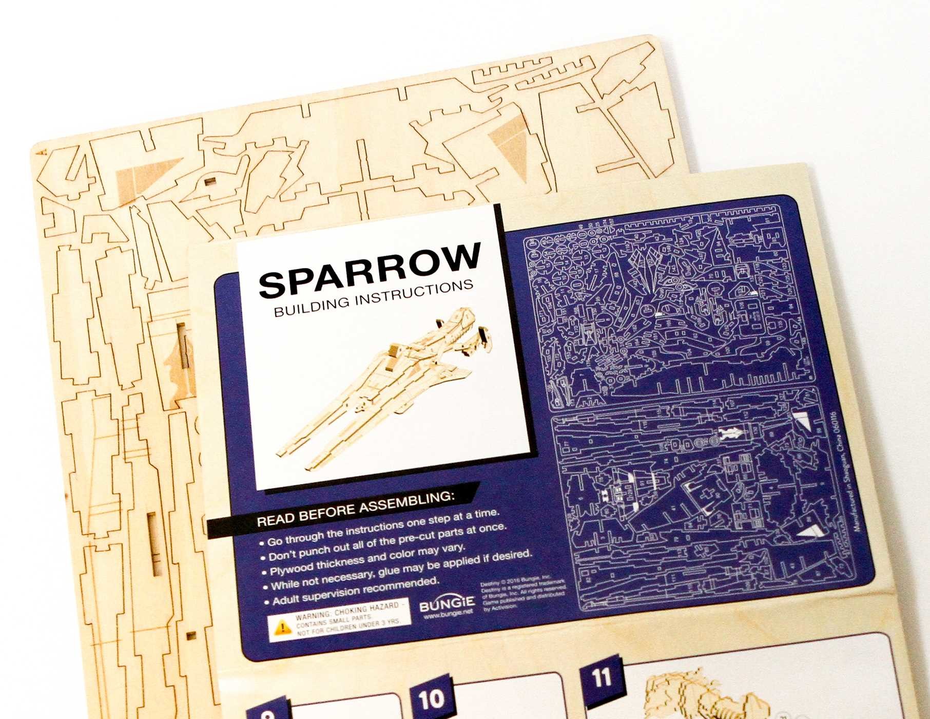 IncrediBuilds: Destiny: Sparrow 3D Wood Model | Book by Insight ...