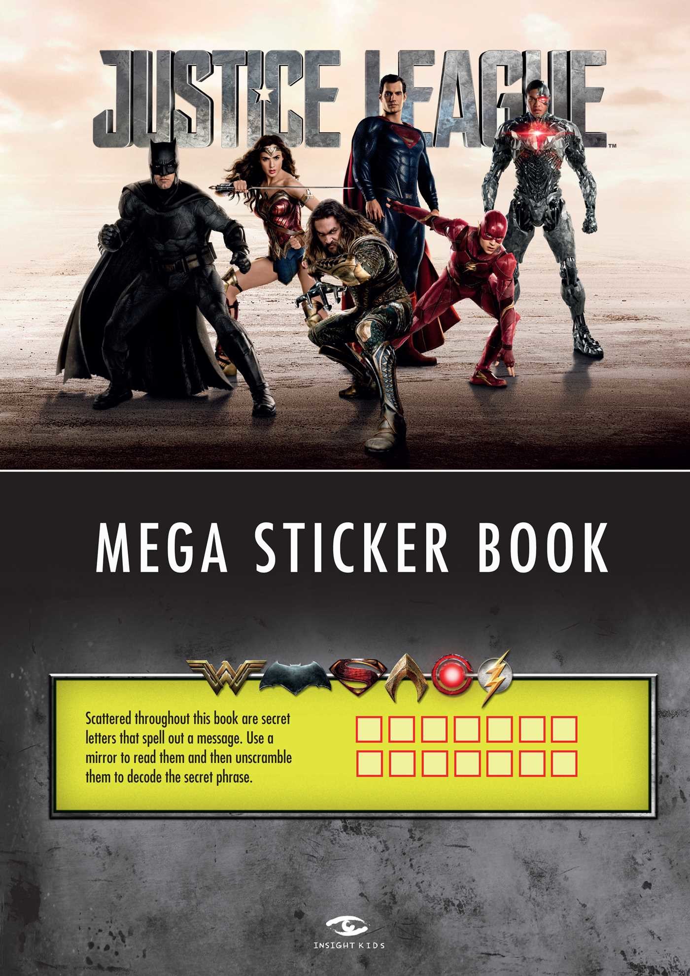 Justice League Mega Sticker Book | Book by Insight Editions | Official ...