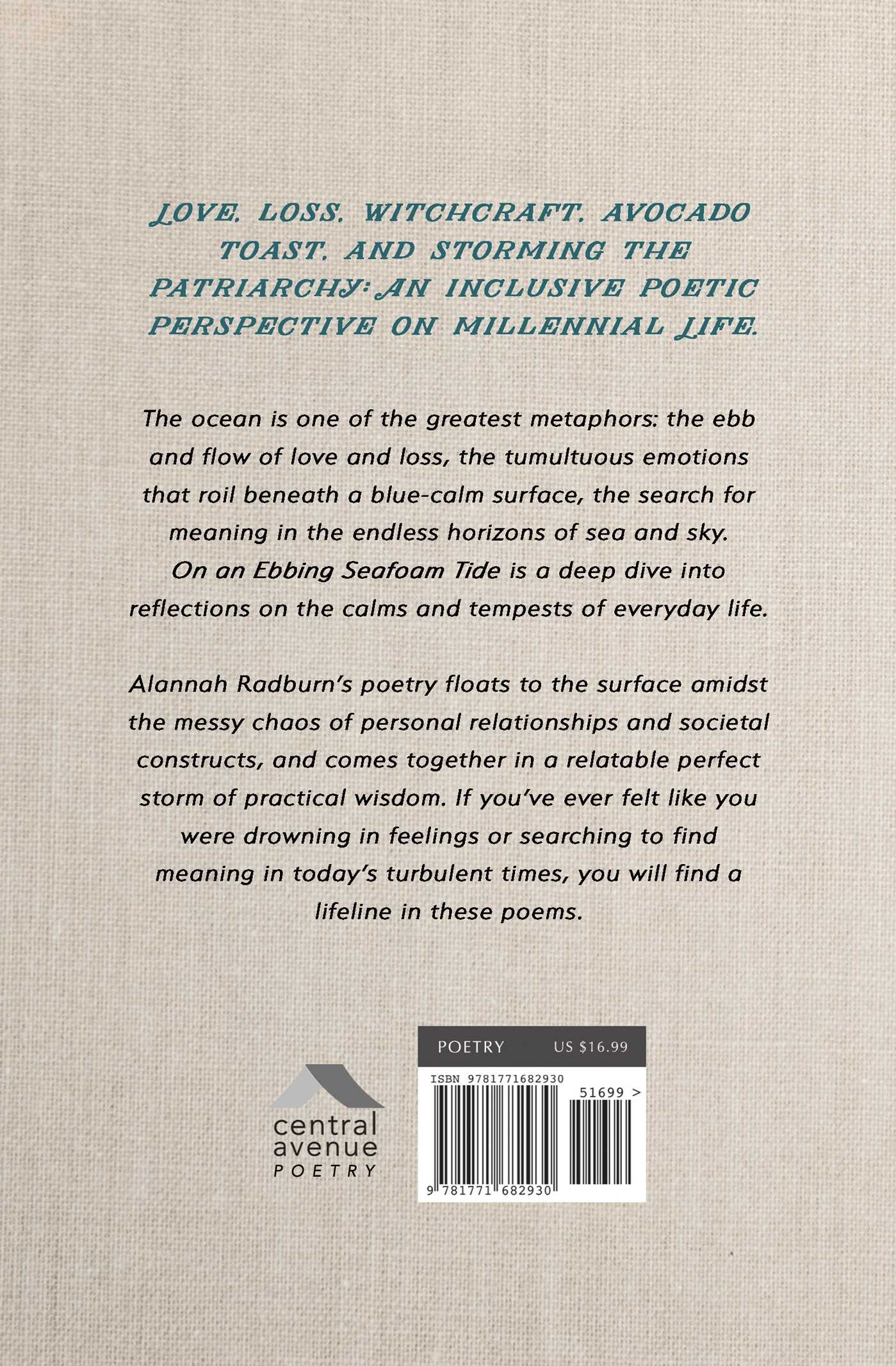 On an Ebbing Seafoam Tide | Book by Alannah Radburn | Official ...