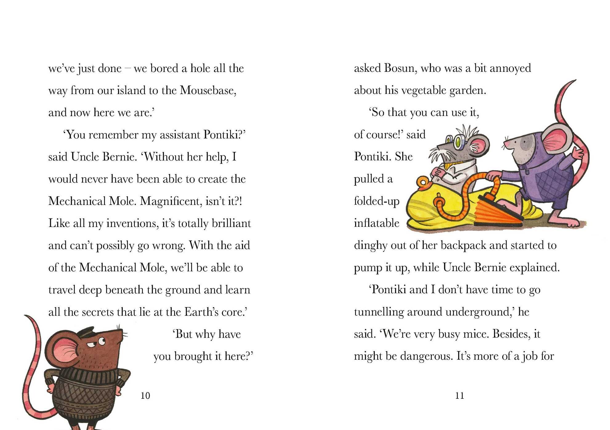 Adventuremice 7: Mousehole to the Centre of the Earth | Book by Philip ...