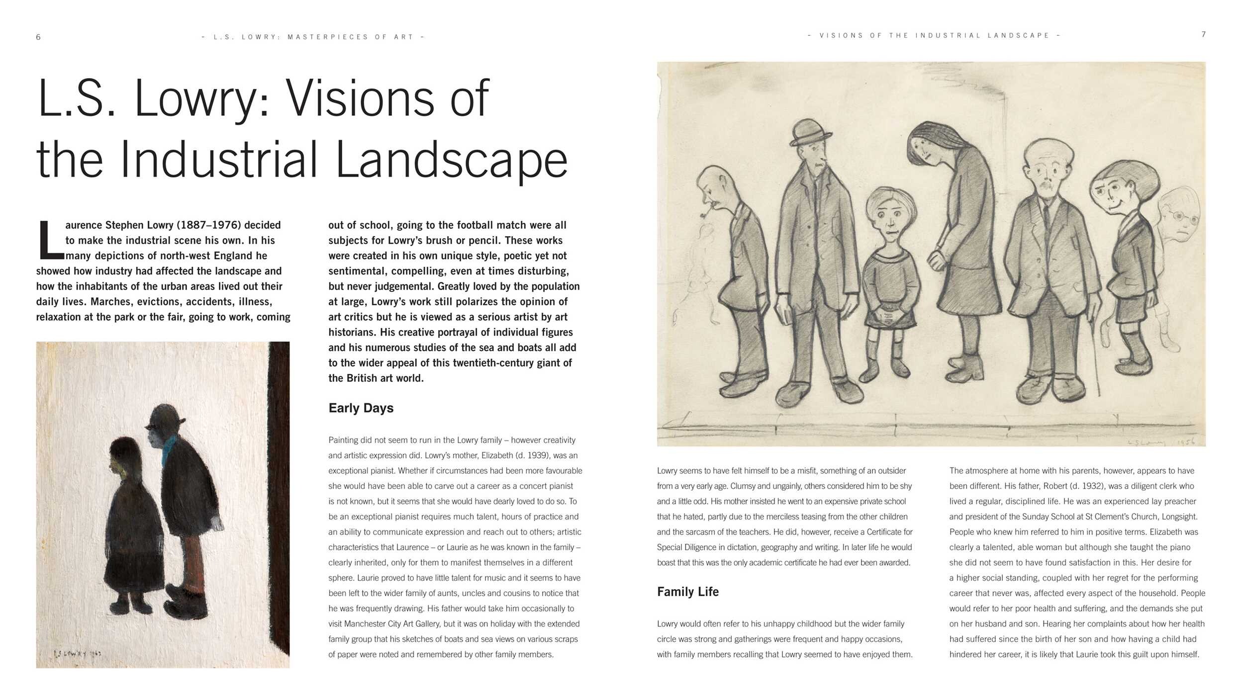 L.S. Lowry Masterpieces of Art | Book by Susan Grange | Official ...