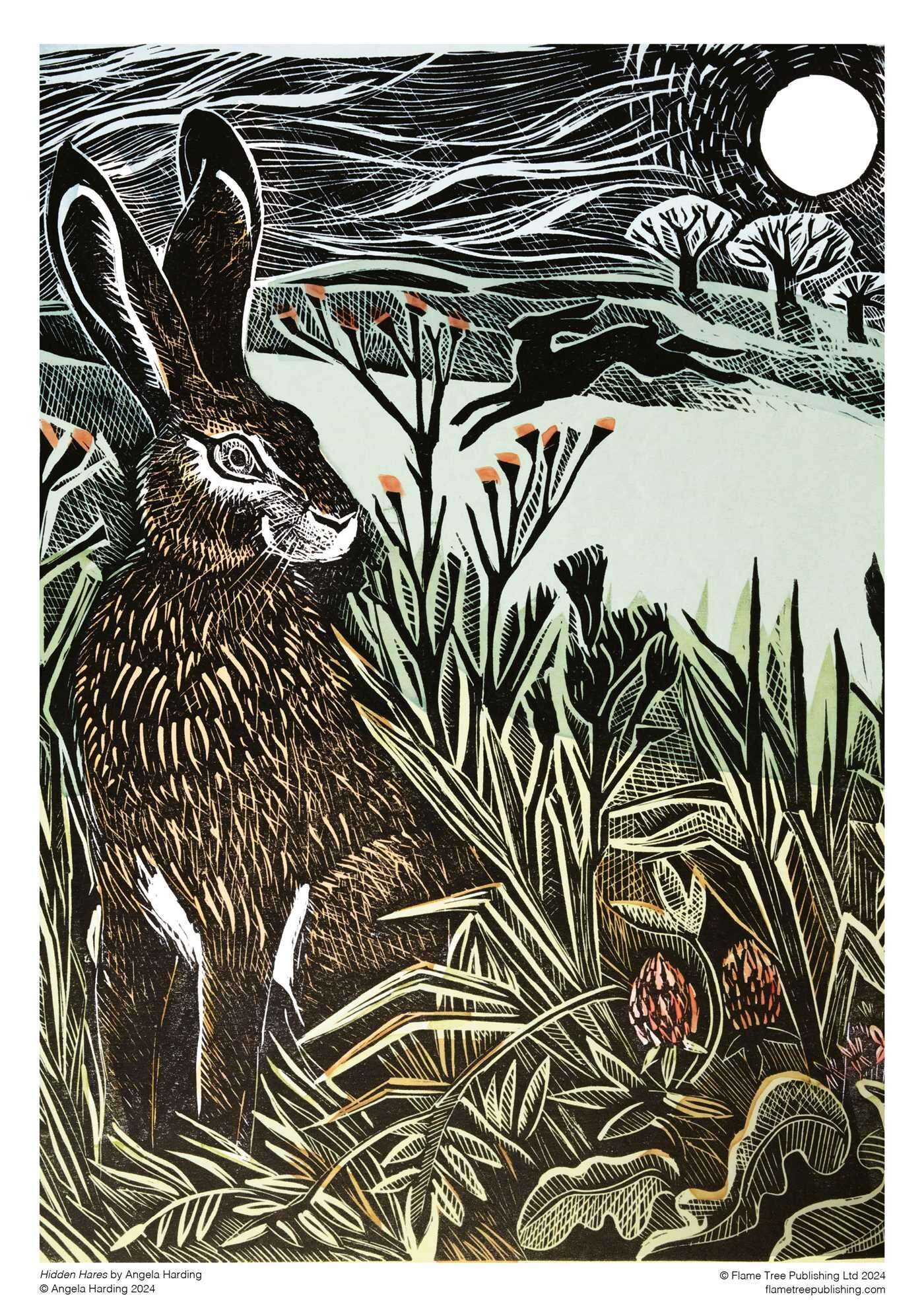 Adult Sustainable Jigsaw Puzzle Angela Harding: Hidden Hares - Book ...