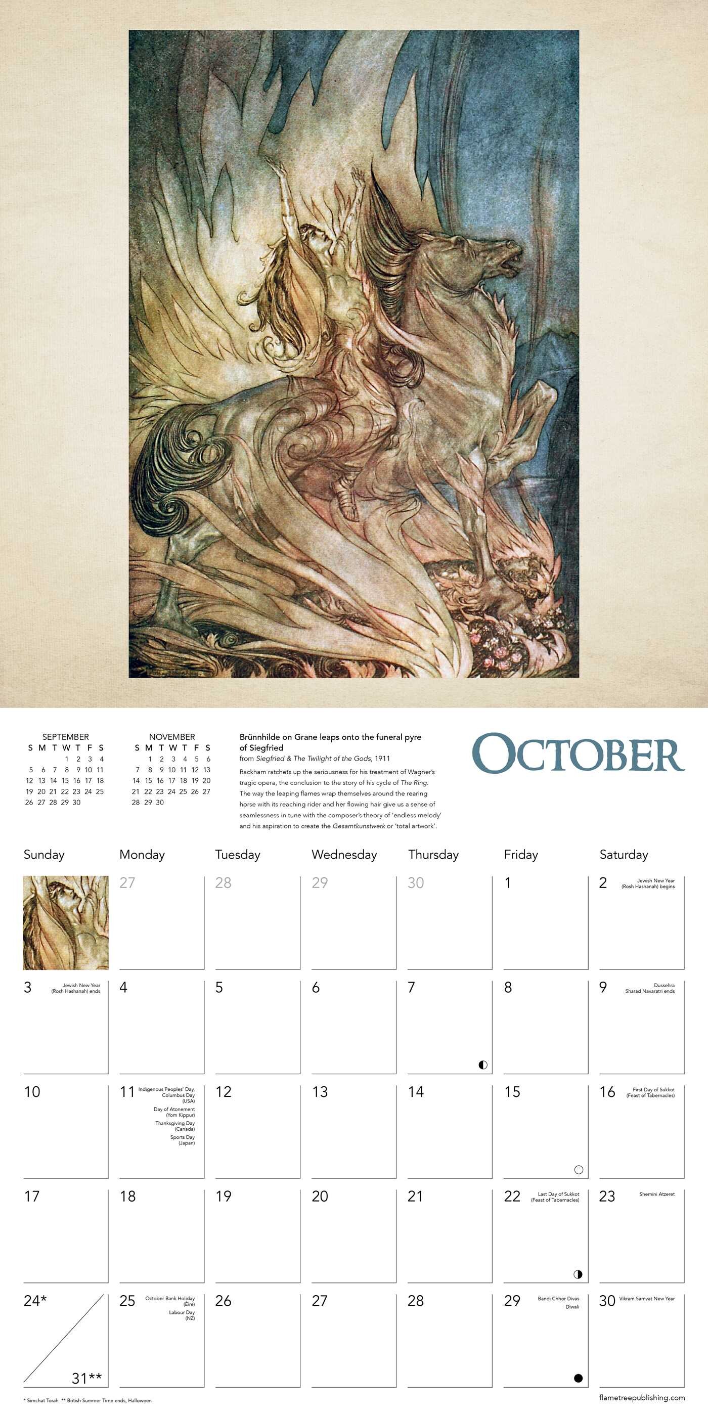 Arthur Rackham Wall Calendar 2027 (Art Calendar) - Book Summary & Video ...