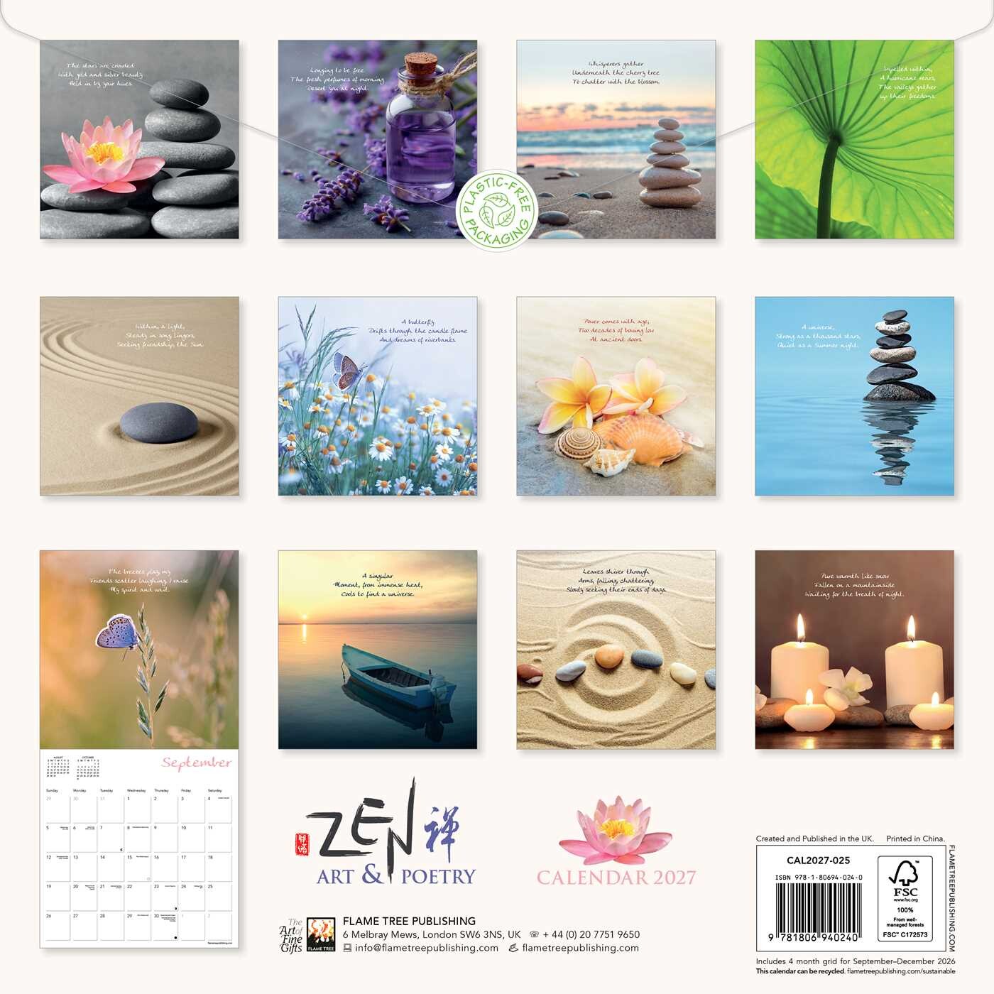 Zen Art & Poetry Wall Calendar 2027 (Art Calendar) - Book Summary ...