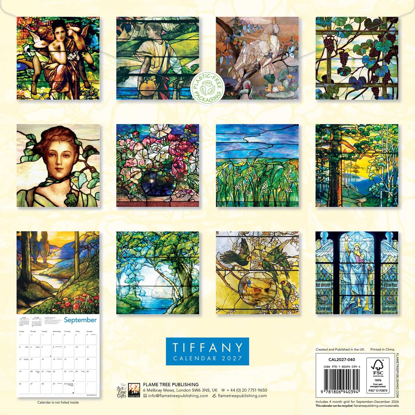Tiffany Wall Calendar 2027 (Art Calendar) - Book Summary & Video ...