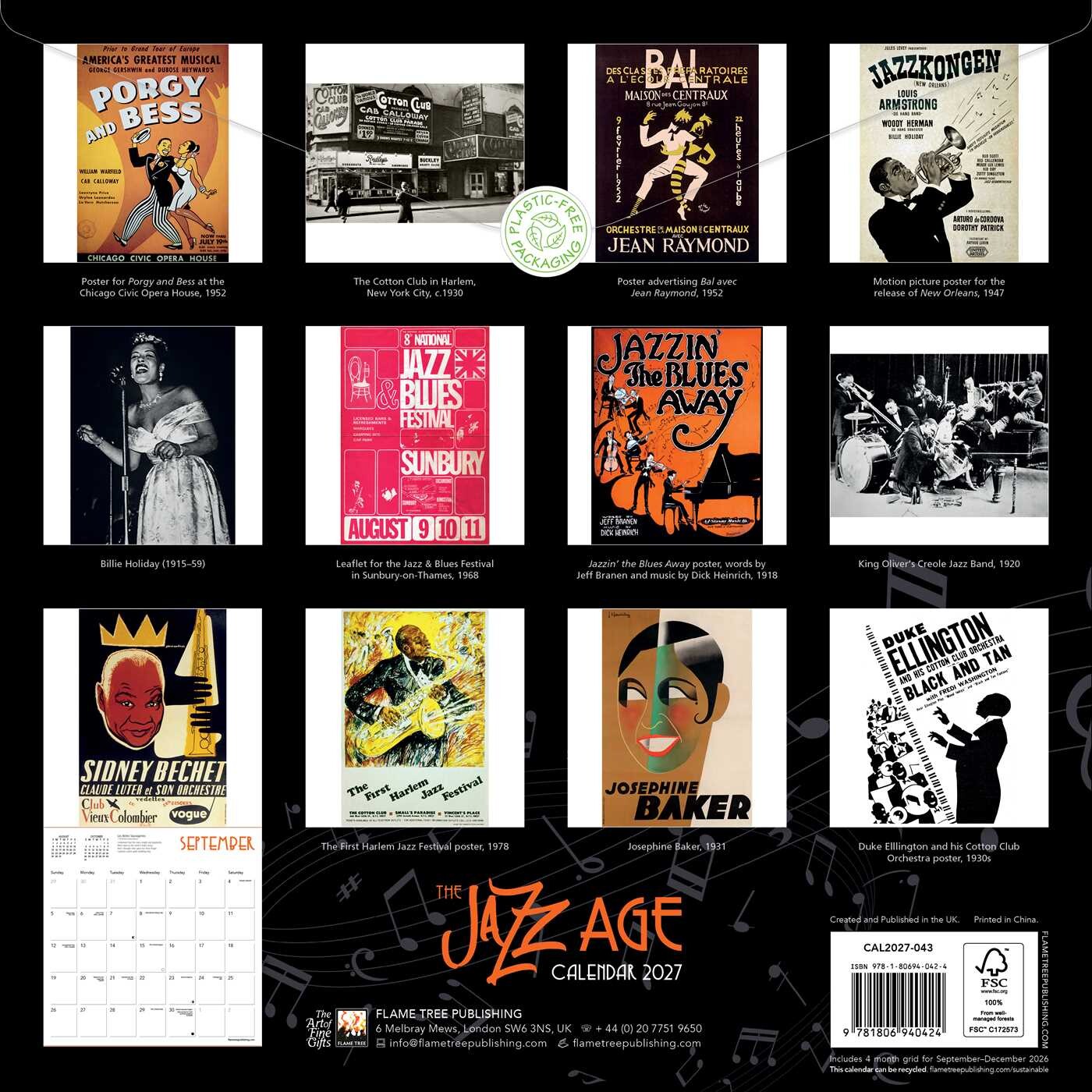 The Jazz Age Wall Calendar 2027 (Art Calendar) - Book Summary & Video ...