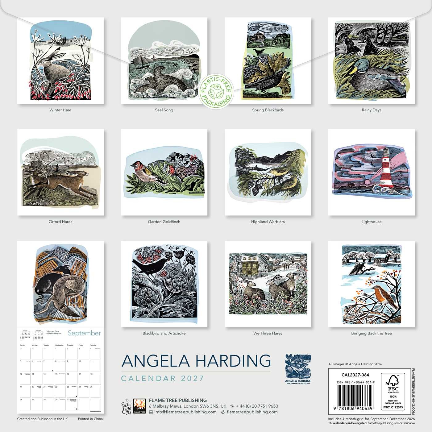 Angela Harding Wall Calendar 2027 (Art Calendar) - Book Summary & Video ...