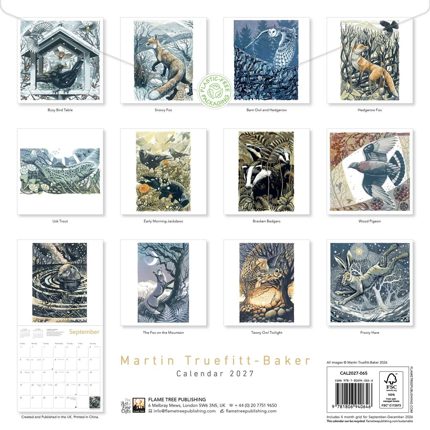 Martin Truefitt-Baker Wall Calendar 2027 (Art Calendar) - Book Summary ...