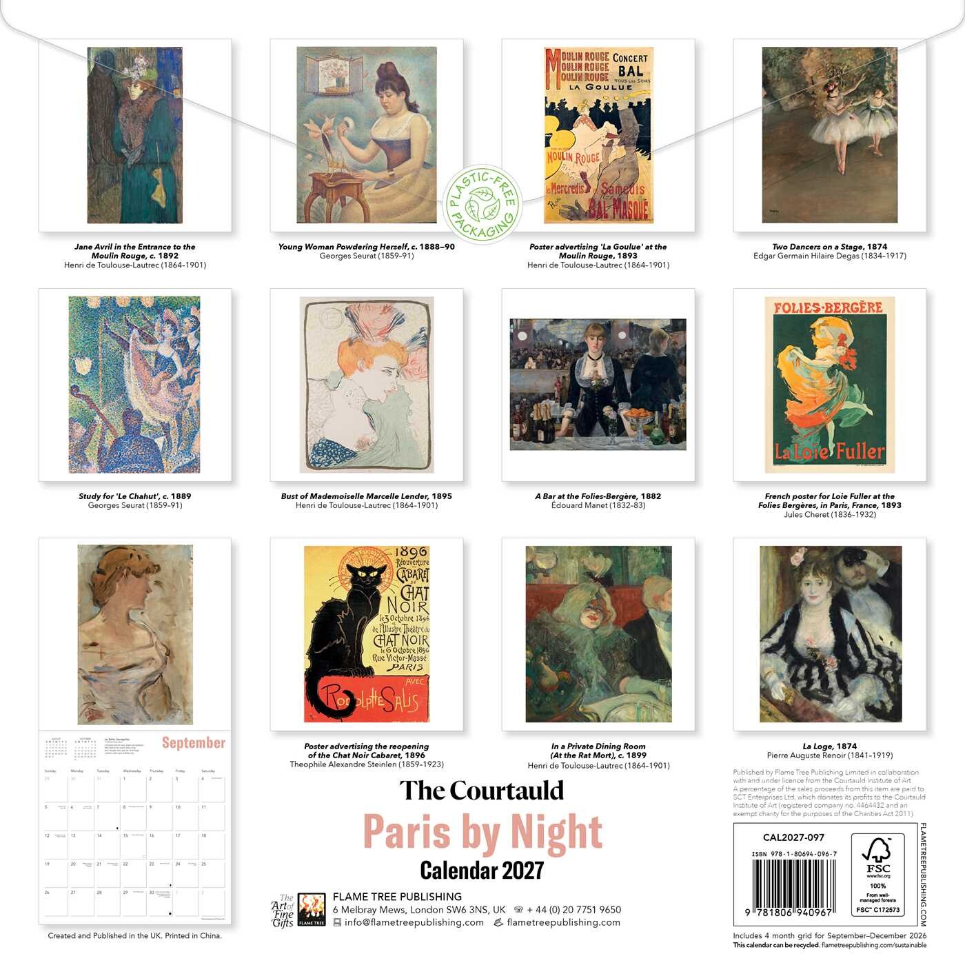 The Courtauld: Paris by Night Wall Calendar 2027 (Art Calendar) - Book ...