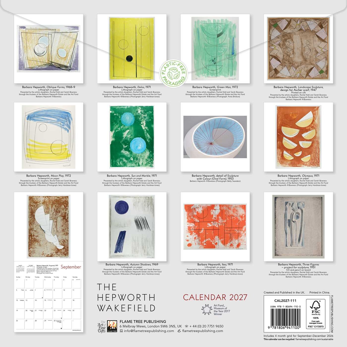 The Hepworth Wakefield Wall Calendar 2027 (Art Calendar) - Book Summary ...