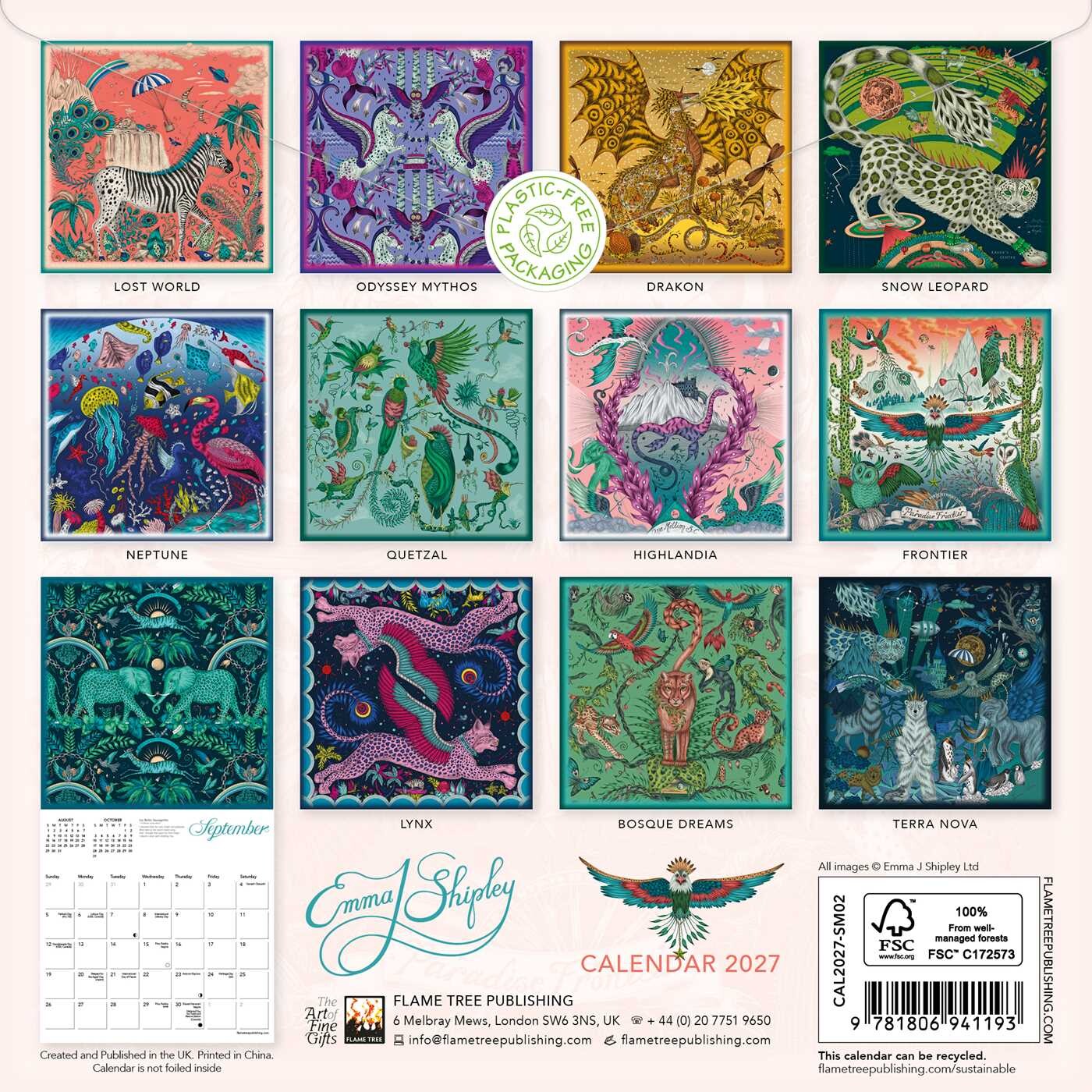 Emma J Shipley Mini Wall calendar 2027 (Art Calendar) - Book Summary ...