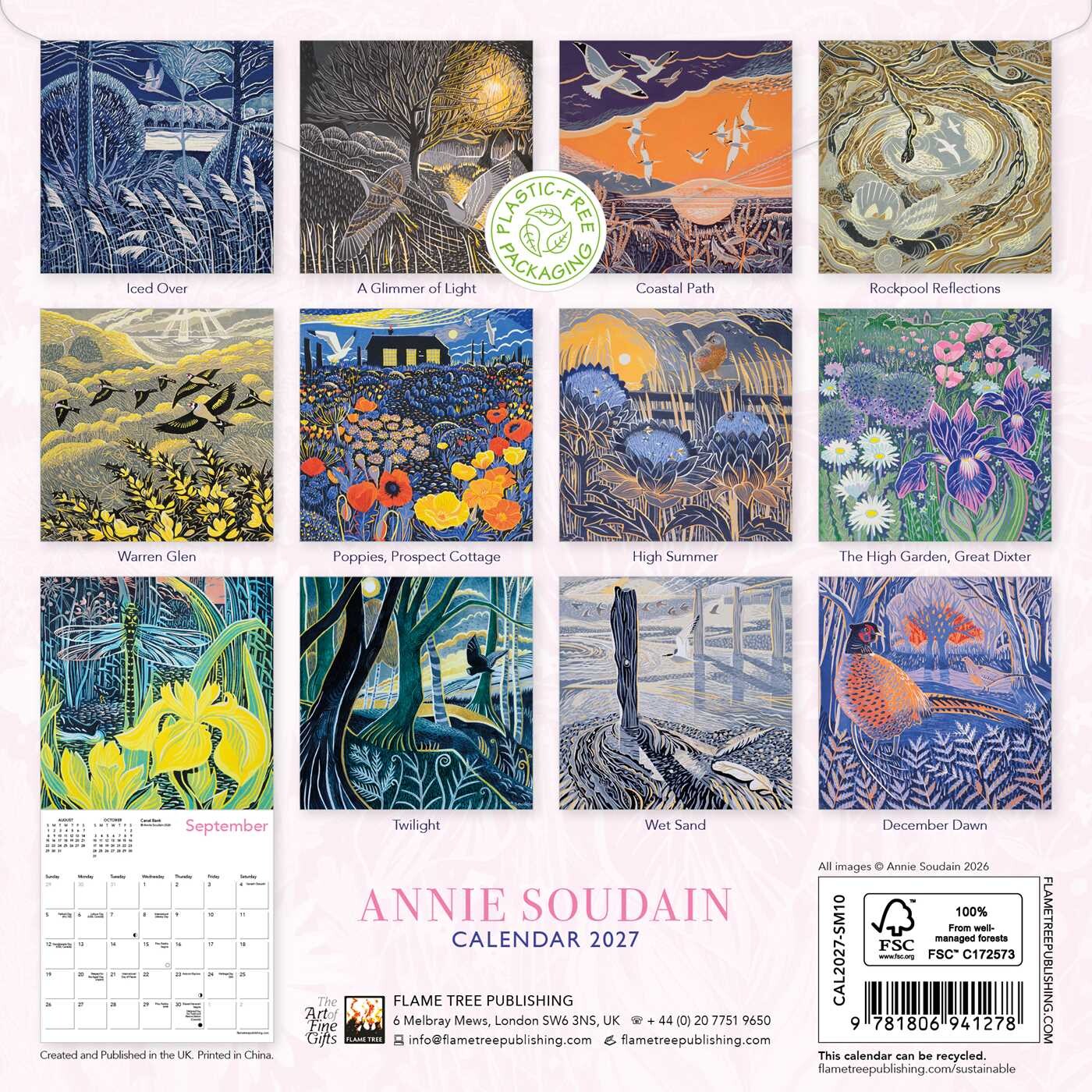 Annie Soudain Mini Wall Calendar 2027 (Art Calendar) - Book Summary ...
