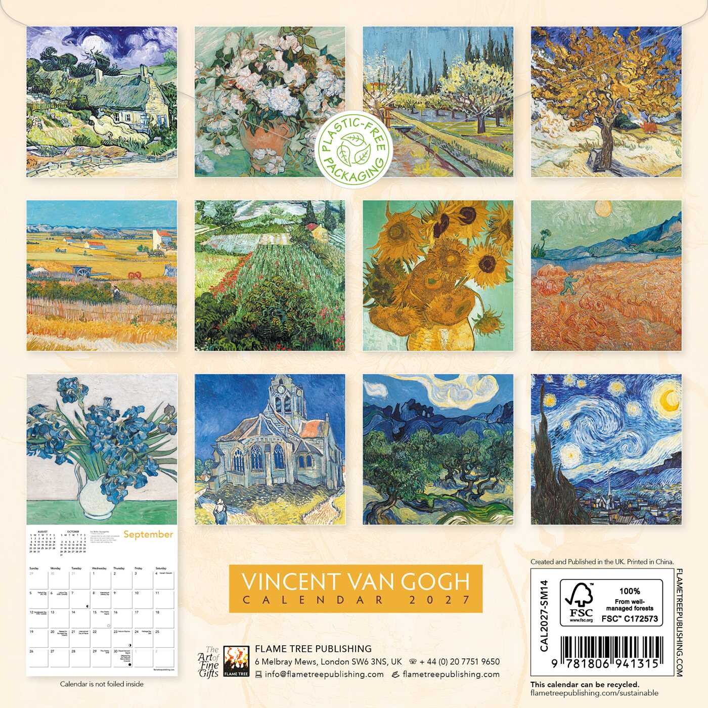 Vincent van Gogh Mini Wall Calendar 2027 (Art Calendar) - Book Summary ...