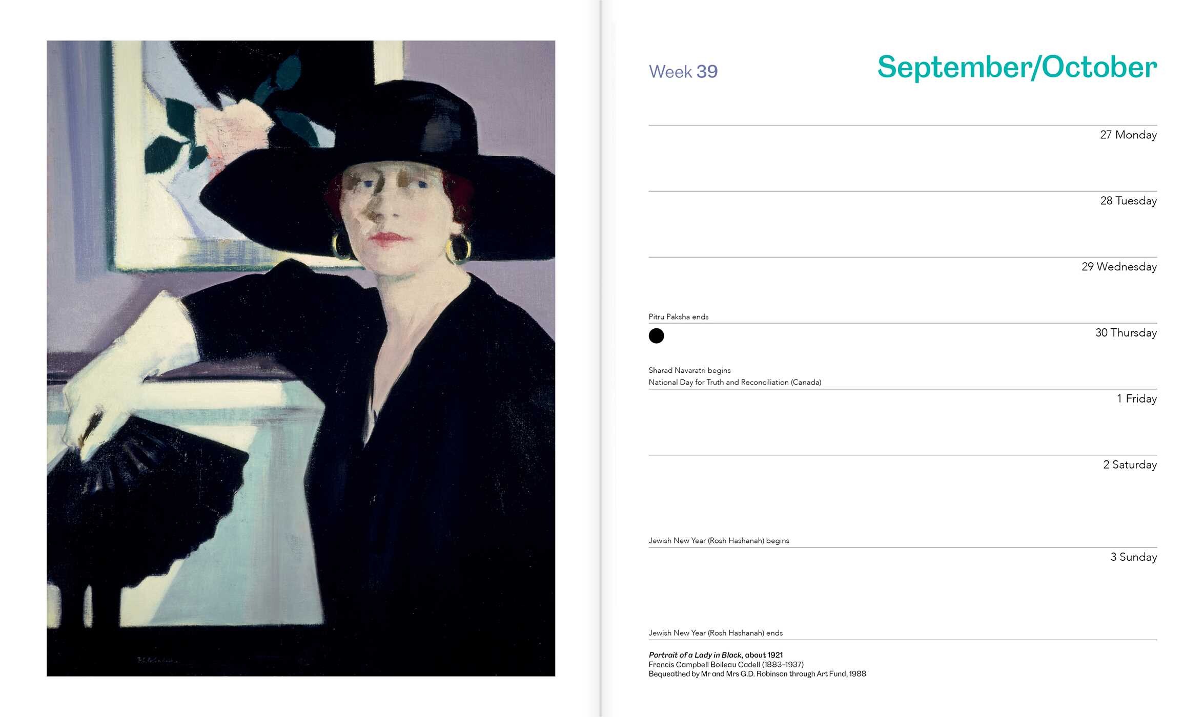 National Galleries of Scotland 2027 Desk Diary Planner - Week to View ...