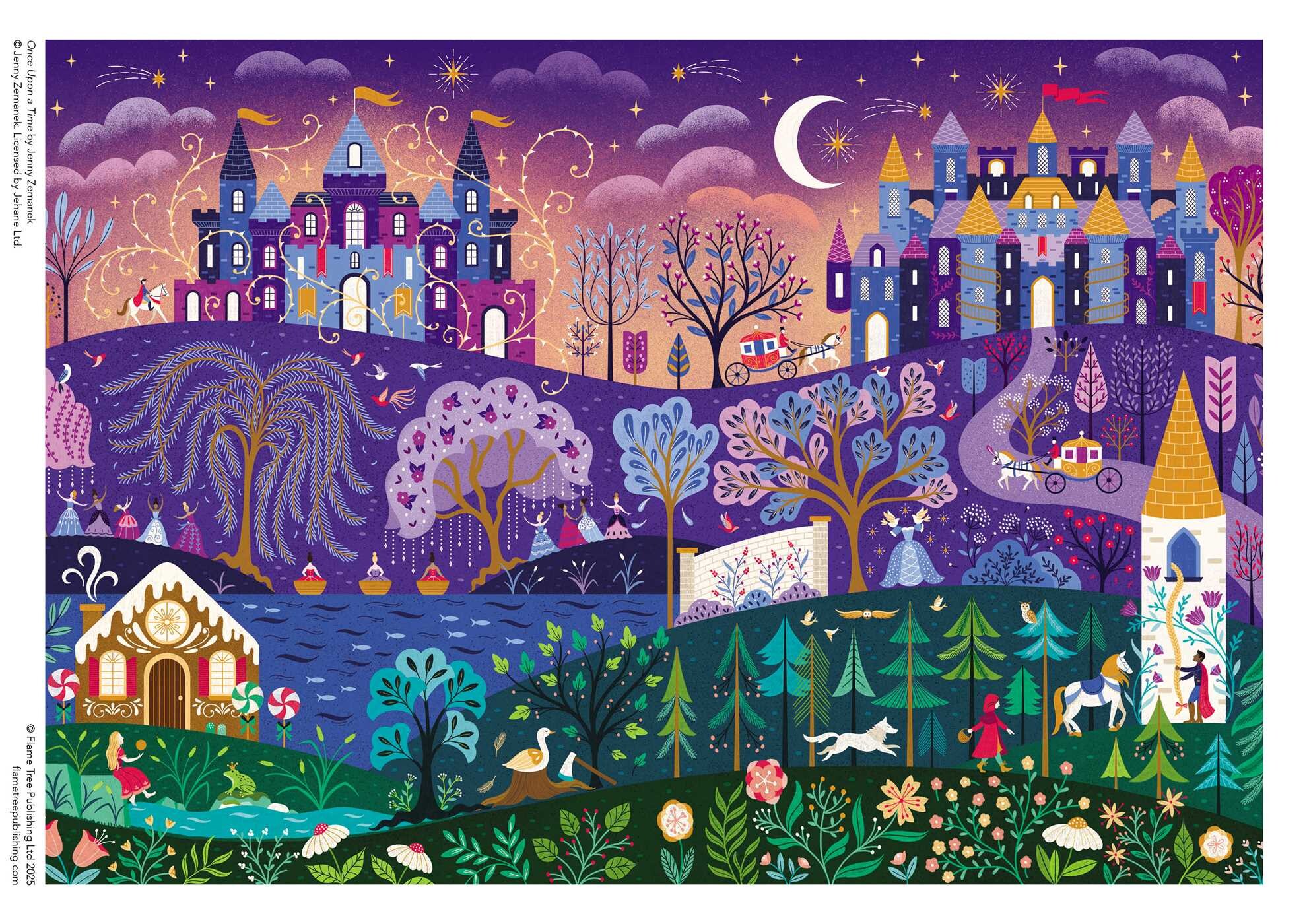 Adult Sustainable Jigsaw Puzzle Jenny Zemanek: Once Upon a Time - Book ...