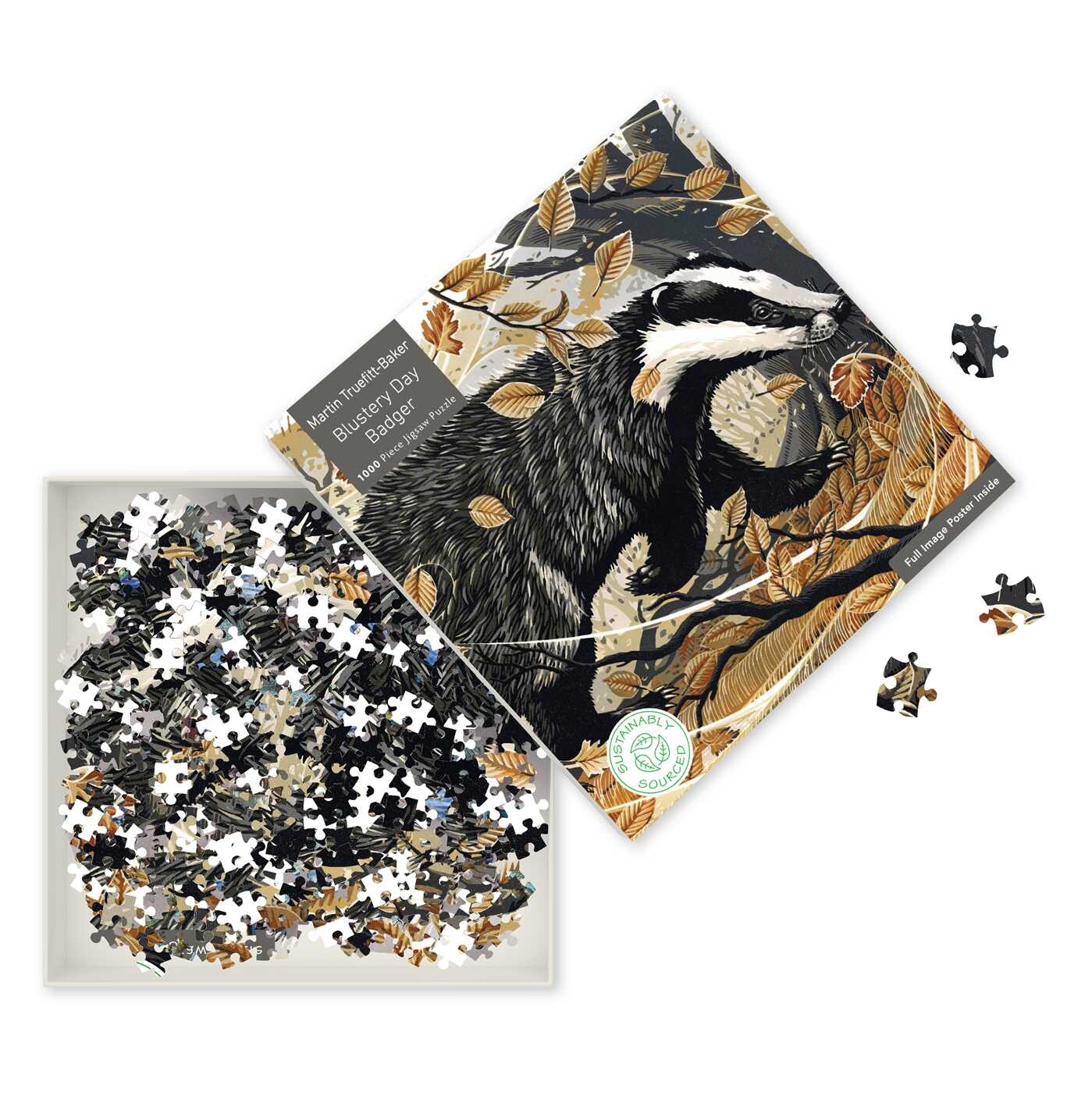 Adult Sustainable Jigsaw Puzzle Martin Truefitt-Baker: Blustery Day ...