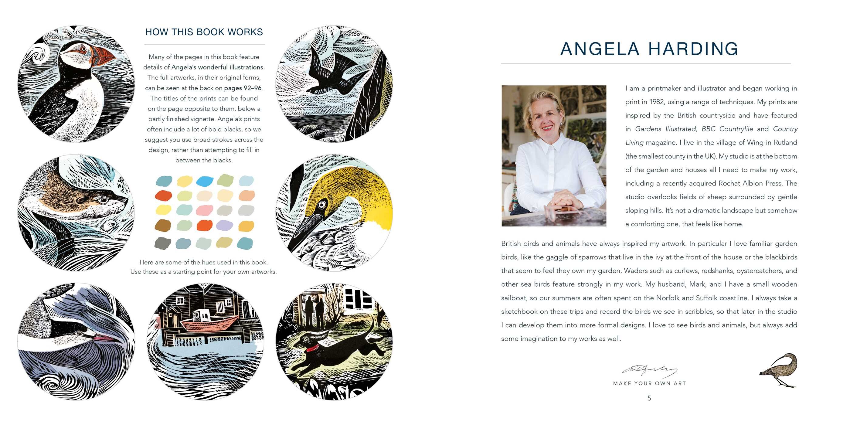 Countryside (Angela Harding) Colouring Book | Book by Angela Harding ...