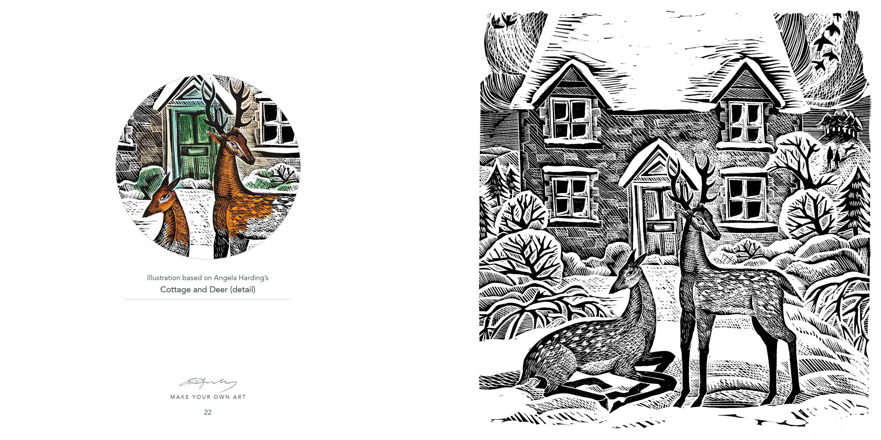Wildlife (Angela Harding) Colouring Book | Book by Angela Harding ...