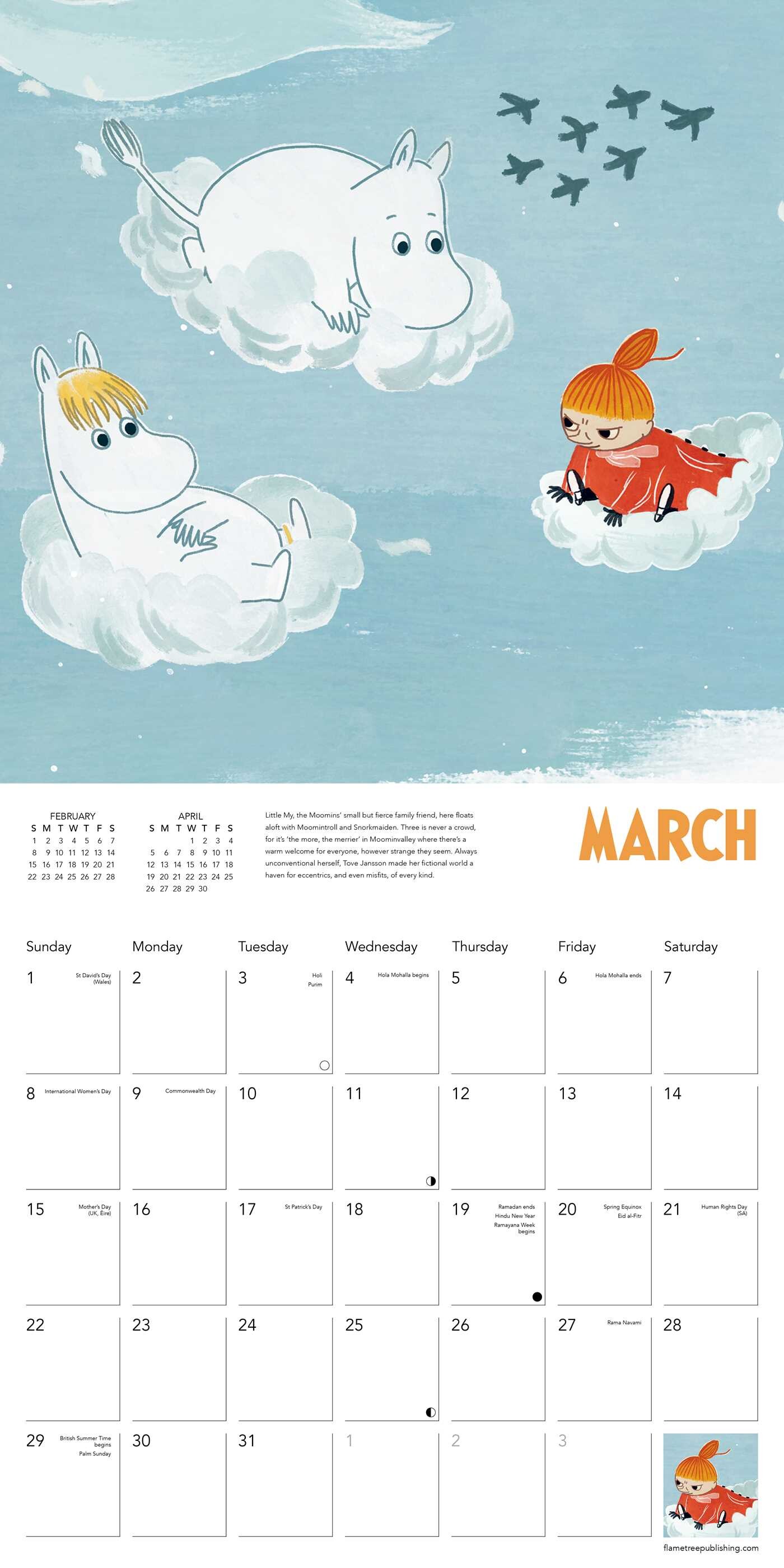 Moomin Wall Calendar 2026 (Art Calendar) - Book Summary & Video | Official Publisher Page ...