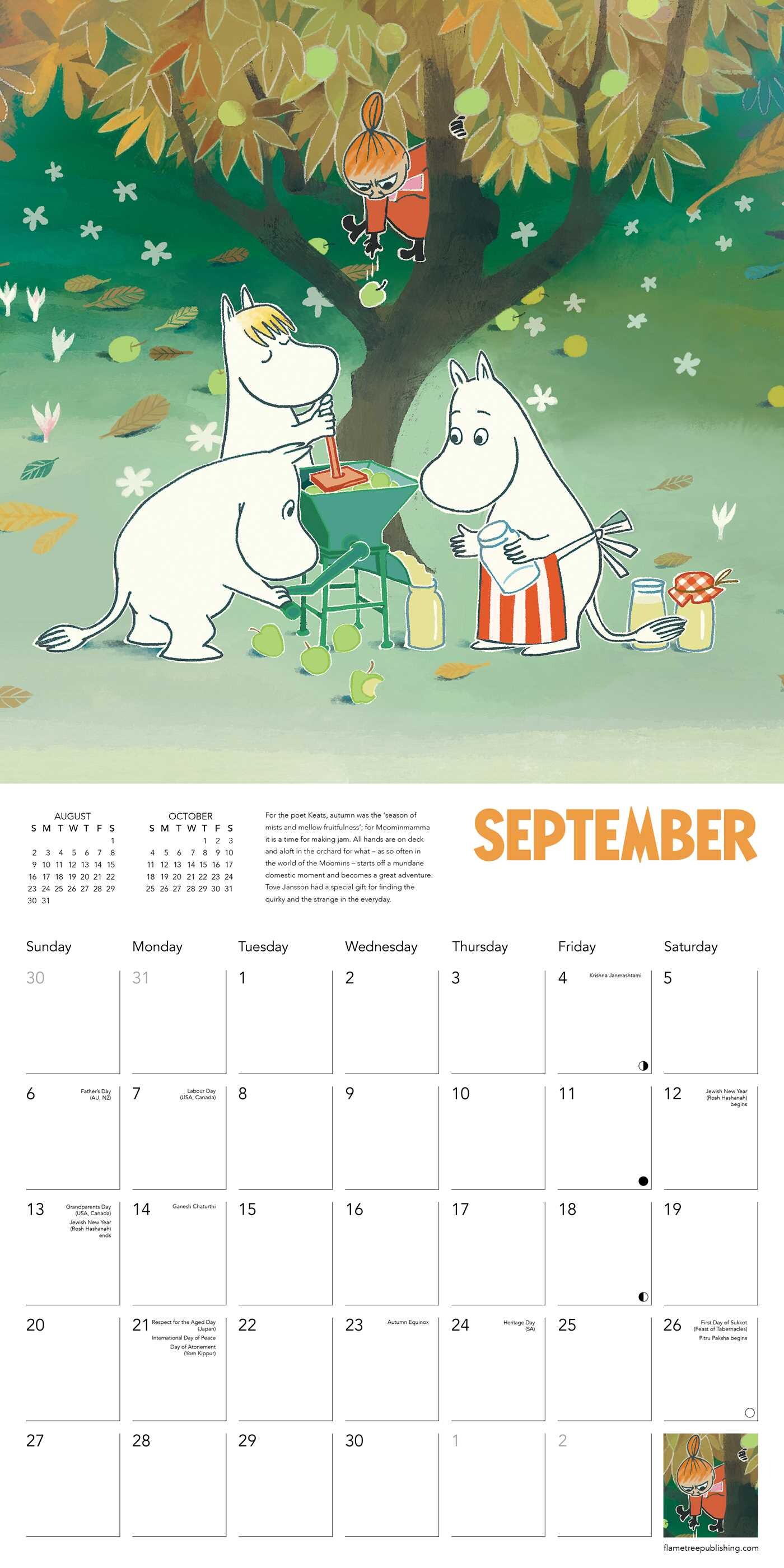 Moomin Wall Calendar 2026 (Art Calendar) - Book Summary & Video | Official Publisher Page ...