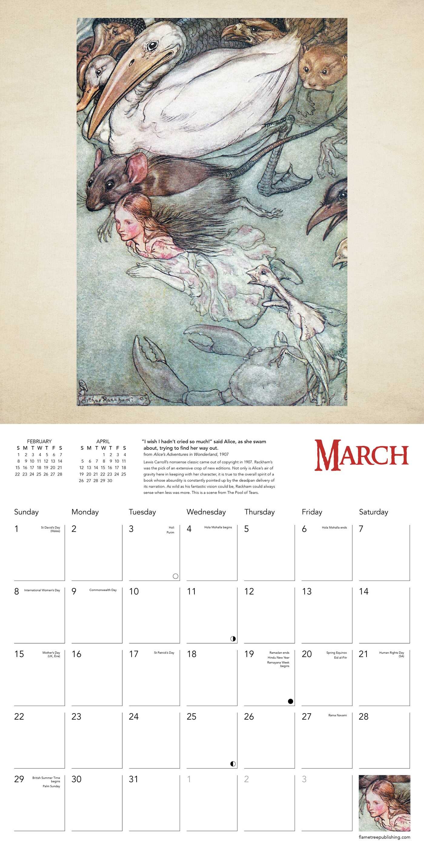 Arthur Rackham Wall Calendar 2026 (Art Calendar) - Book Summary & Video ...