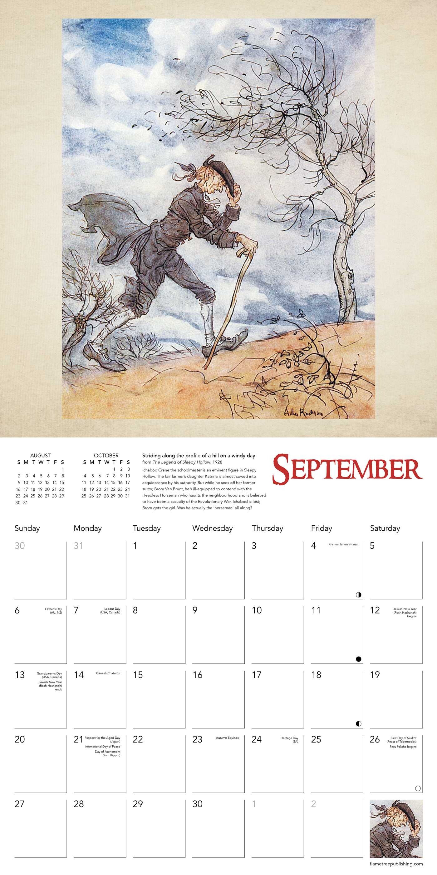 Arthur Rackham Wall Calendar 2026 (Art Calendar) - Book Summary & Video ...