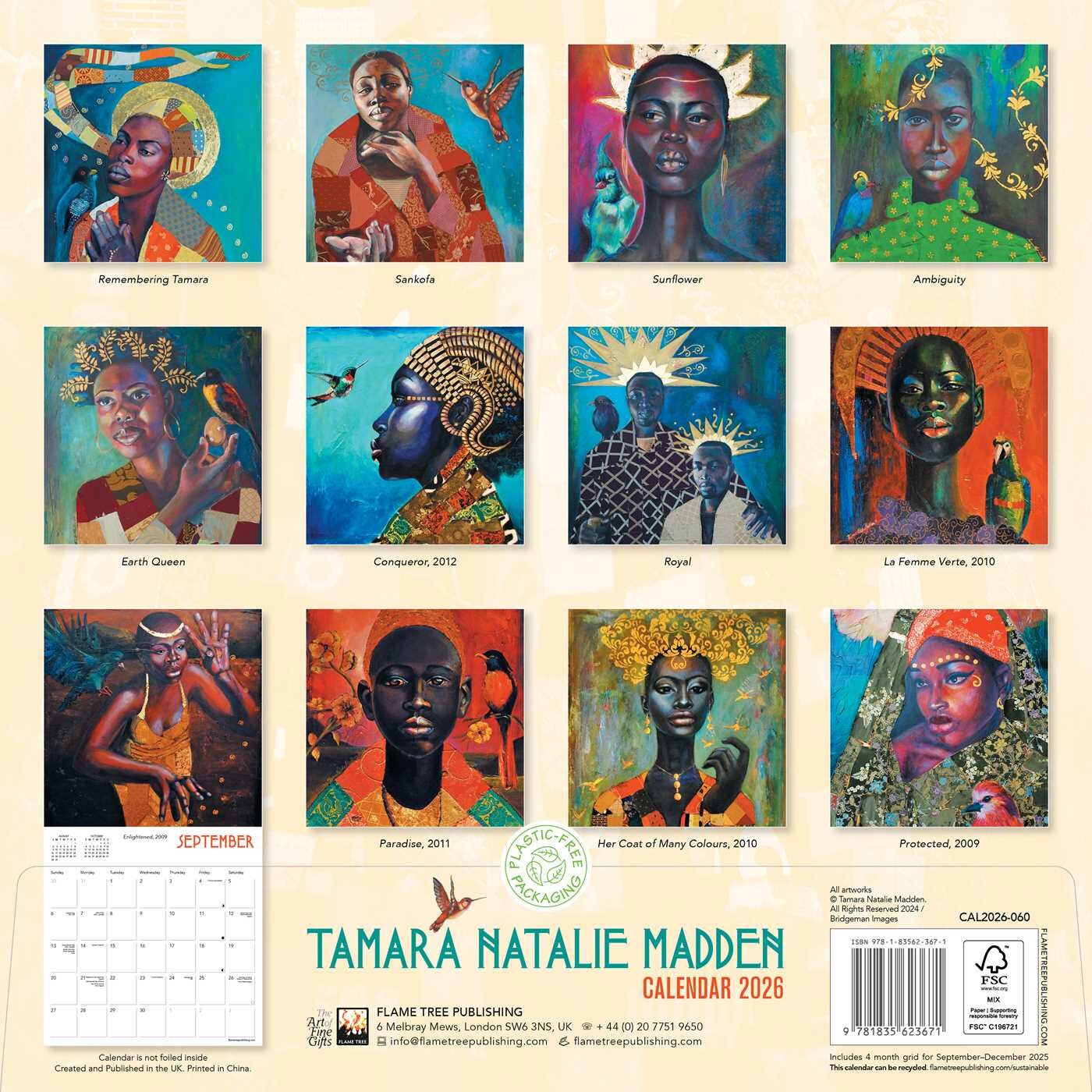 Tamara Natalie Madden Wall Calendar 2026 (Art Calendar) - Book Summary ...