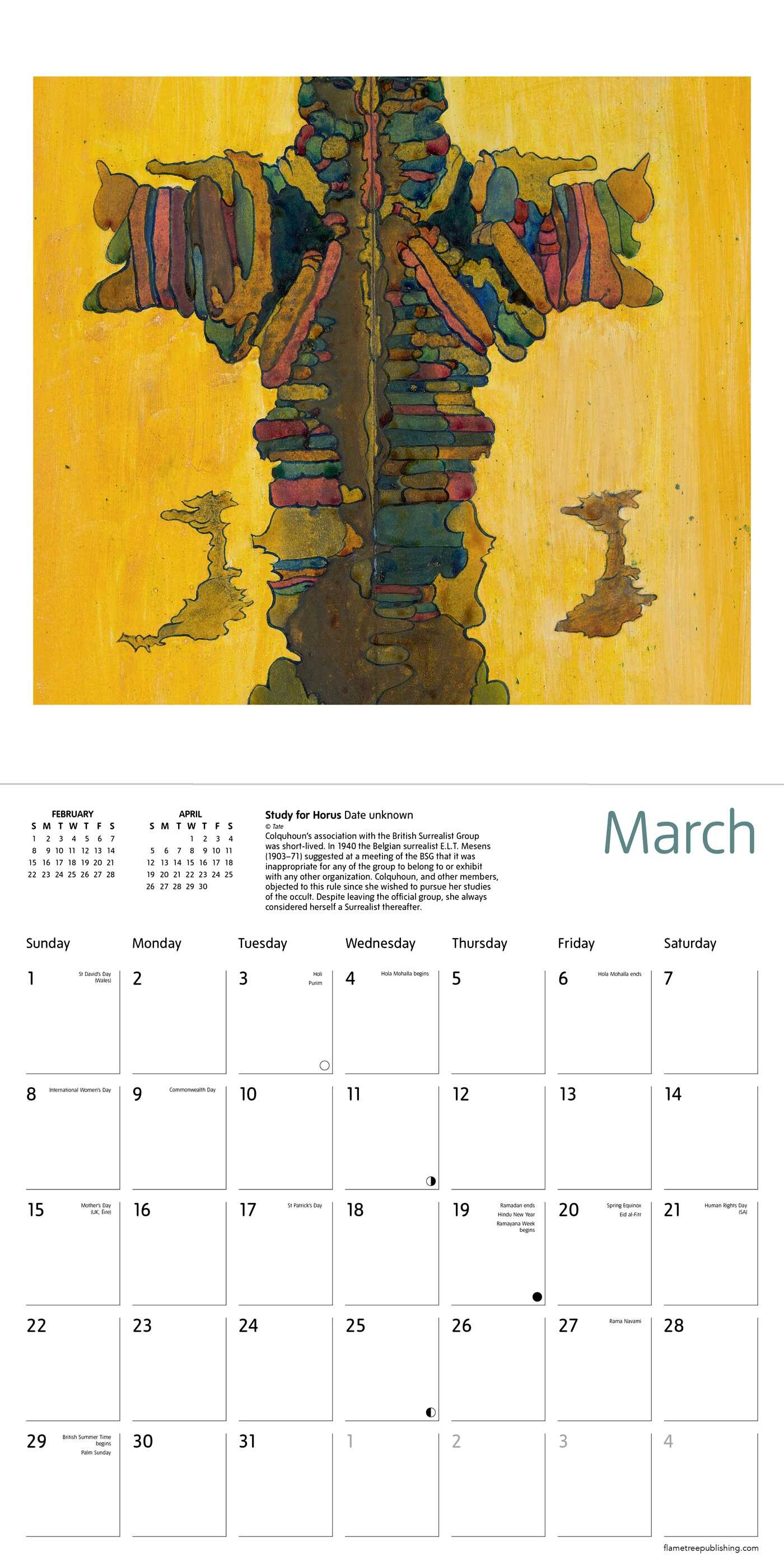 Tate: Ithell Colquhoun Wall Calendar 2026 (Art Calendar) - Book Summary ...