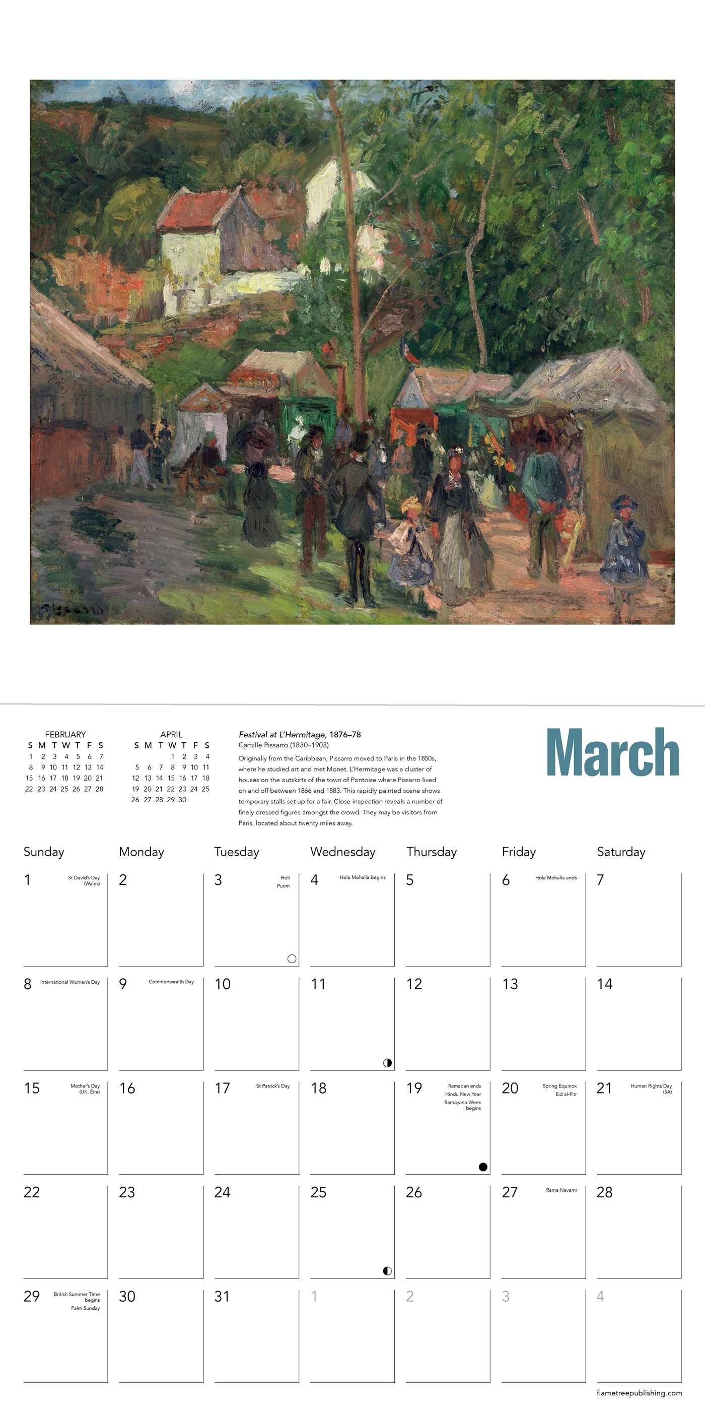 The Courtauld: Impressionist Landscapes Wall Calendar 2026 (Art ...