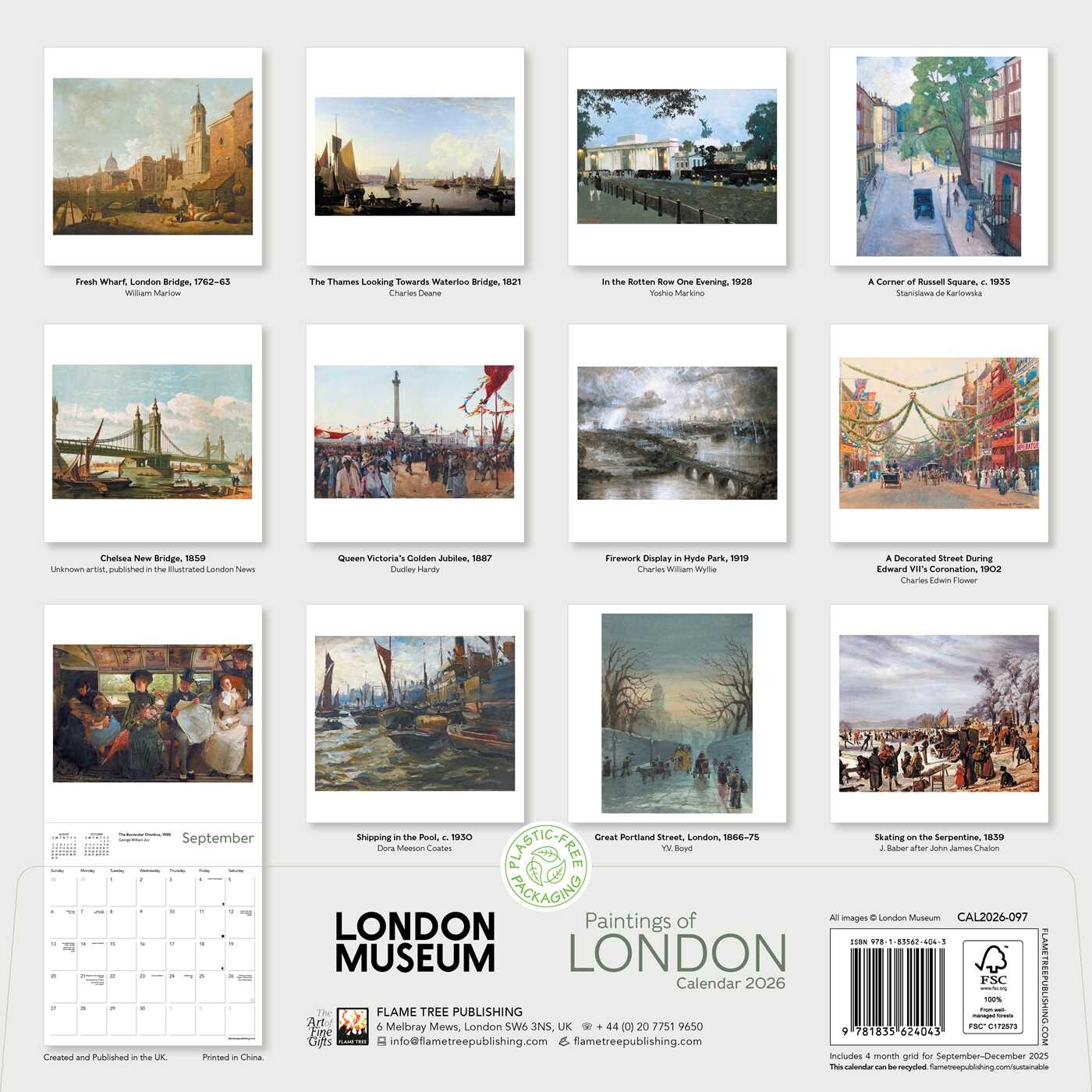 London Museum: Paintings of London 2026 Wall Calendar - Book Summary ...