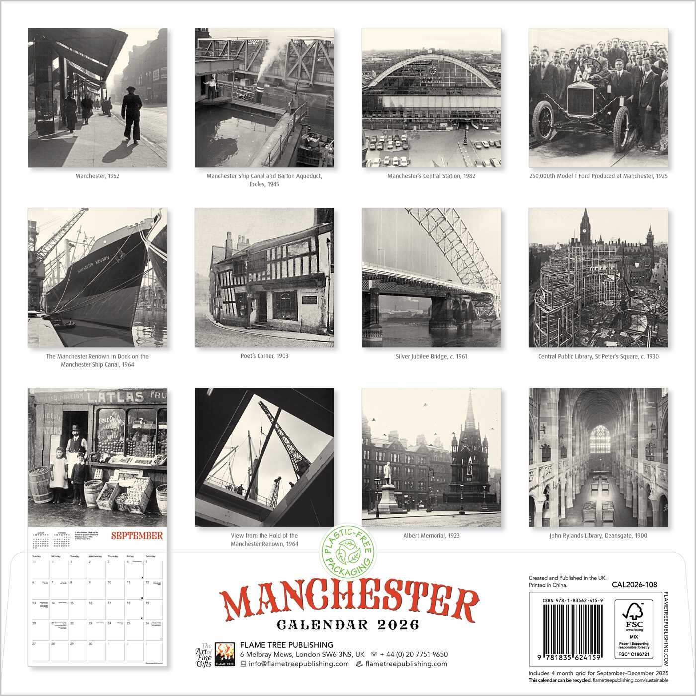 Manchester Heritage Wall Calendar 2026 (Art Calendar) - Book Summary ...