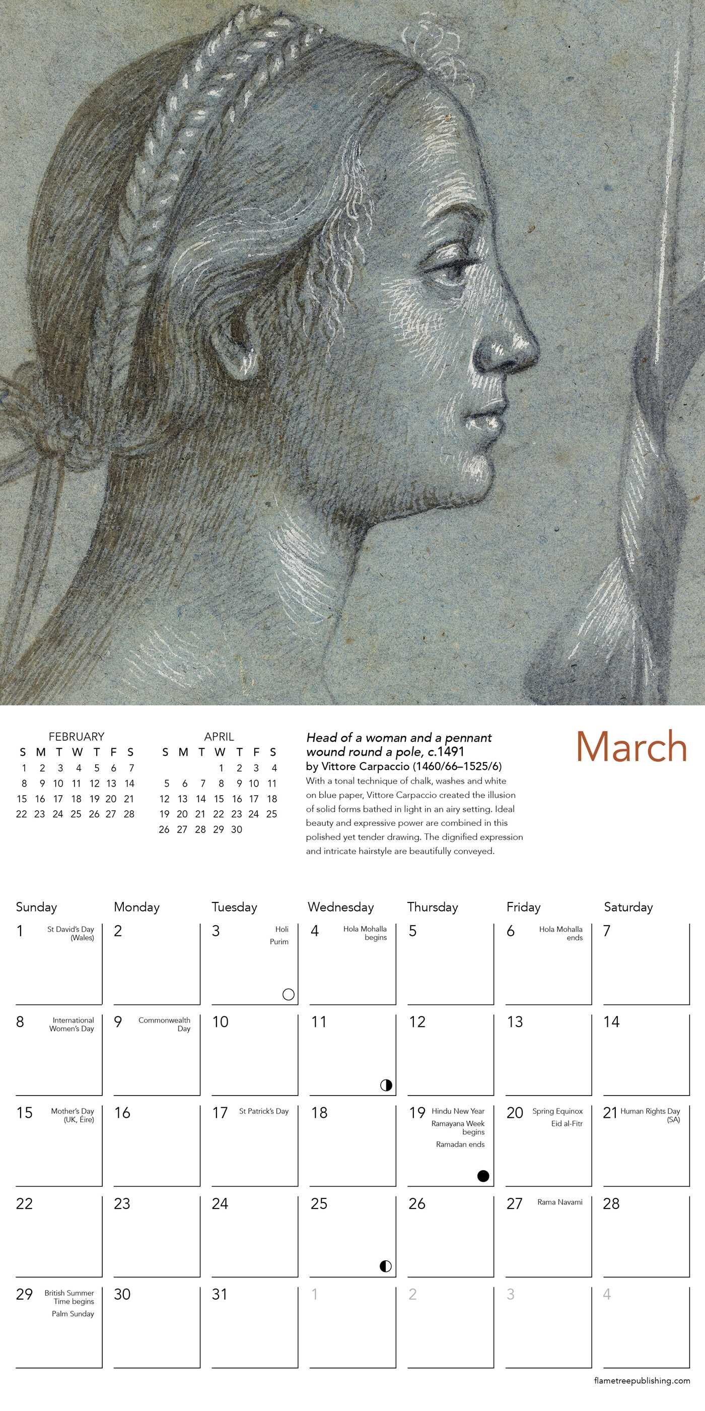 Ashmolean Museum: Faces of the Renaissance Mini Wall Calendar 2026 (Art ...