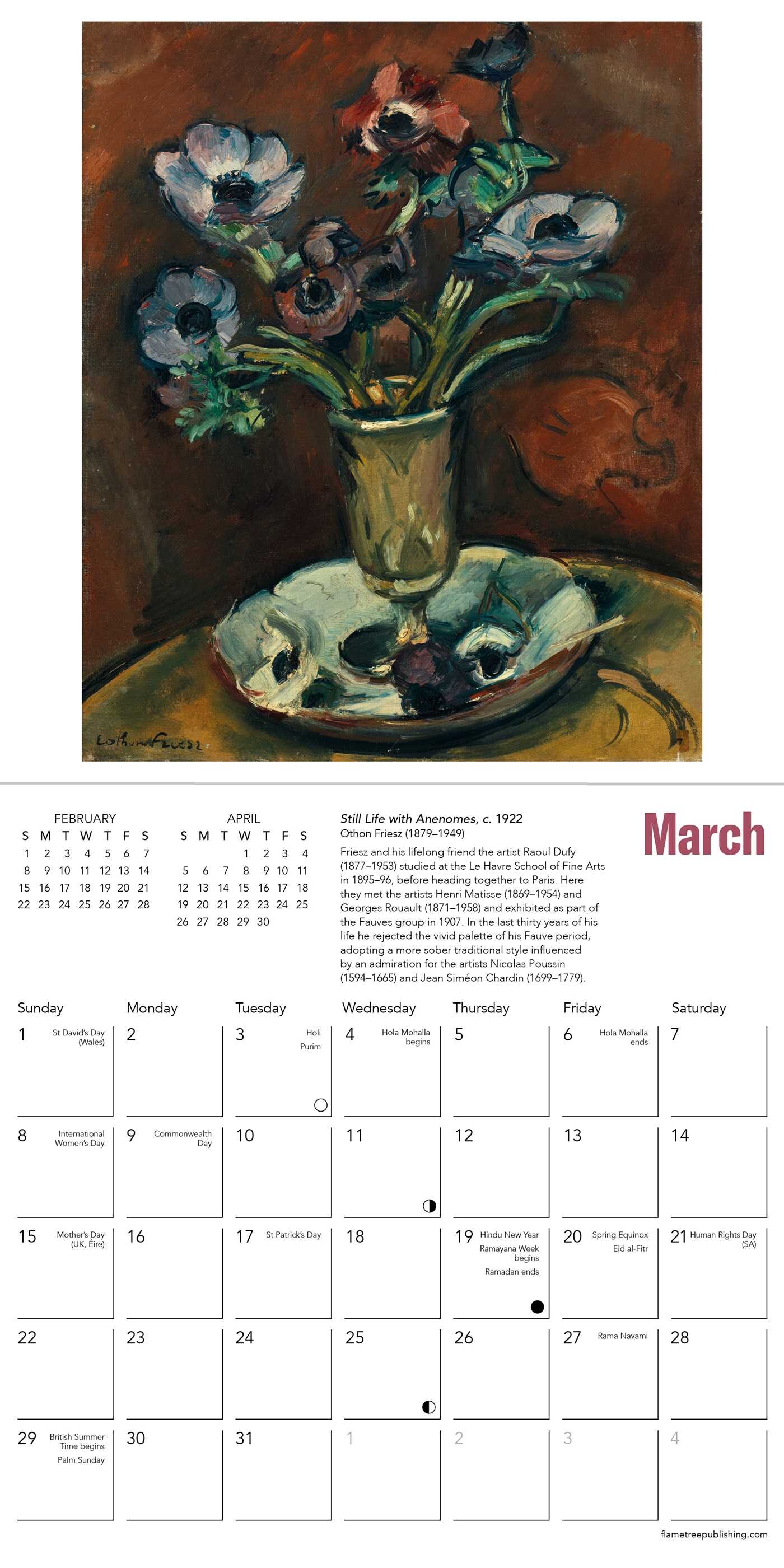 The Courtauld: Floral Mini Wall Calendar 2026 (Art Calendar) - Book ...