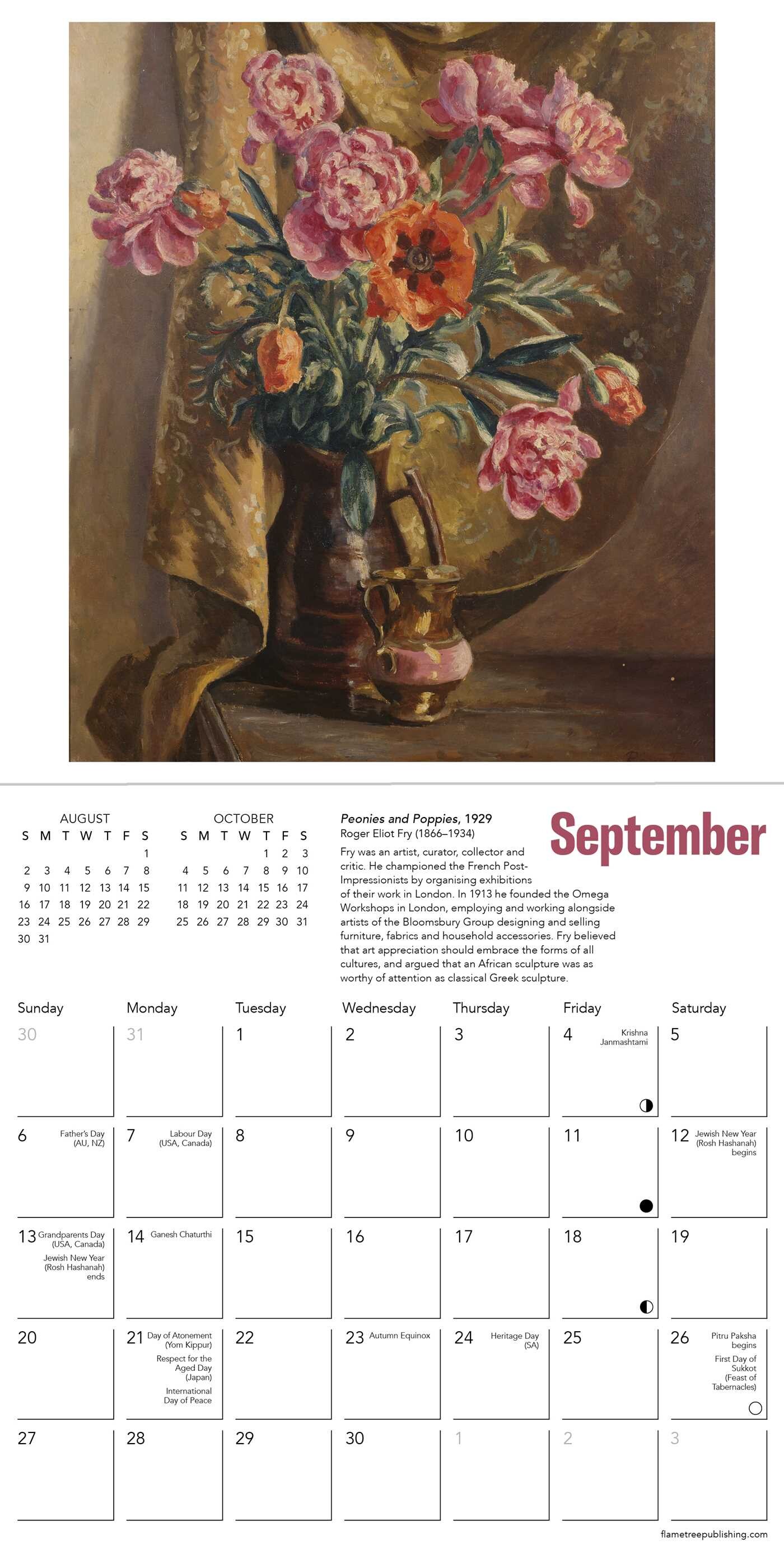 The Courtauld: Floral Mini Wall Calendar 2026 (Art Calendar) - Book ...