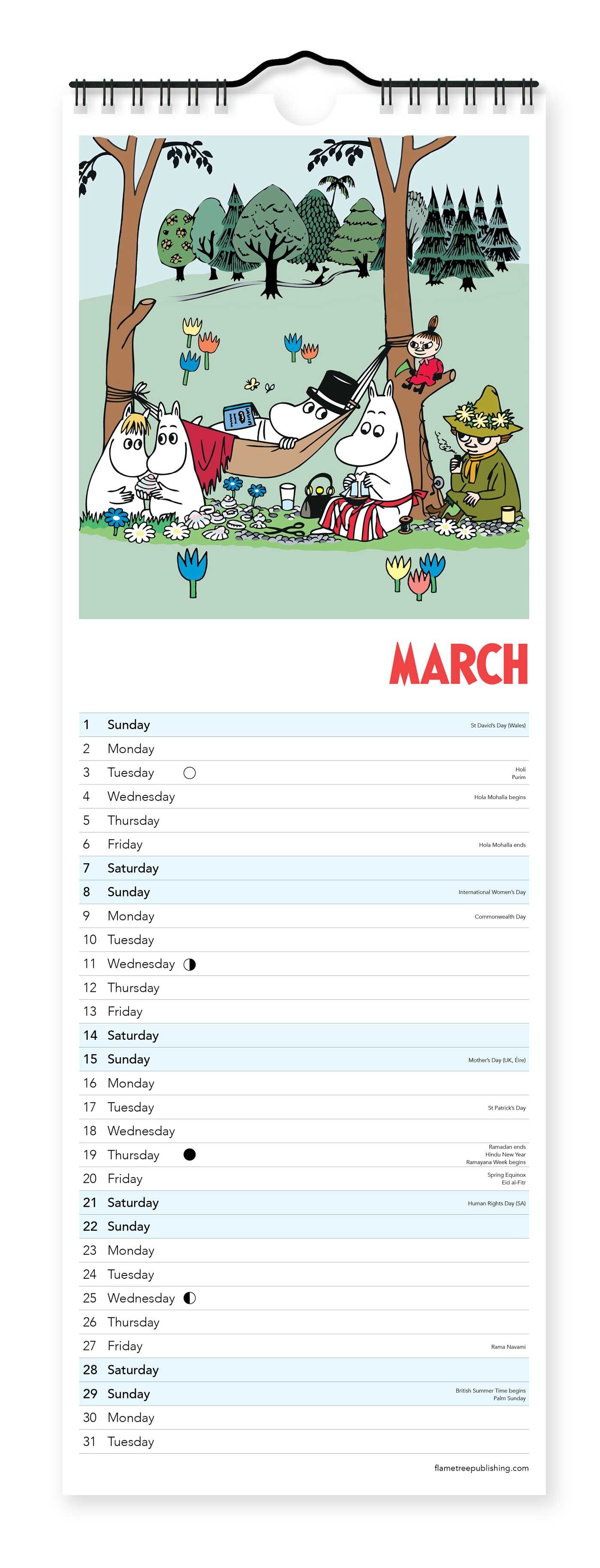 Moomin Slim Calendar 2026 (Art Calendar) - Book Summary & Video | Official Publisher Page ...