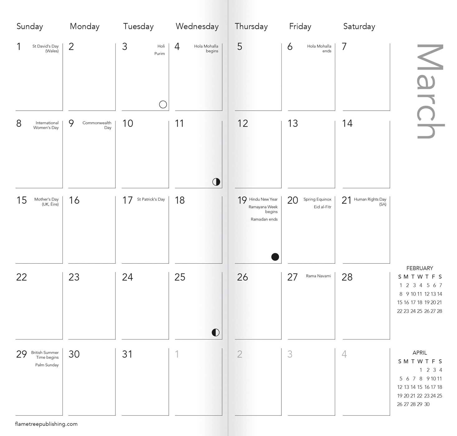 Angela Harding: Knepp Jay and Oak Tree 2026 Year Planner - Month to ...