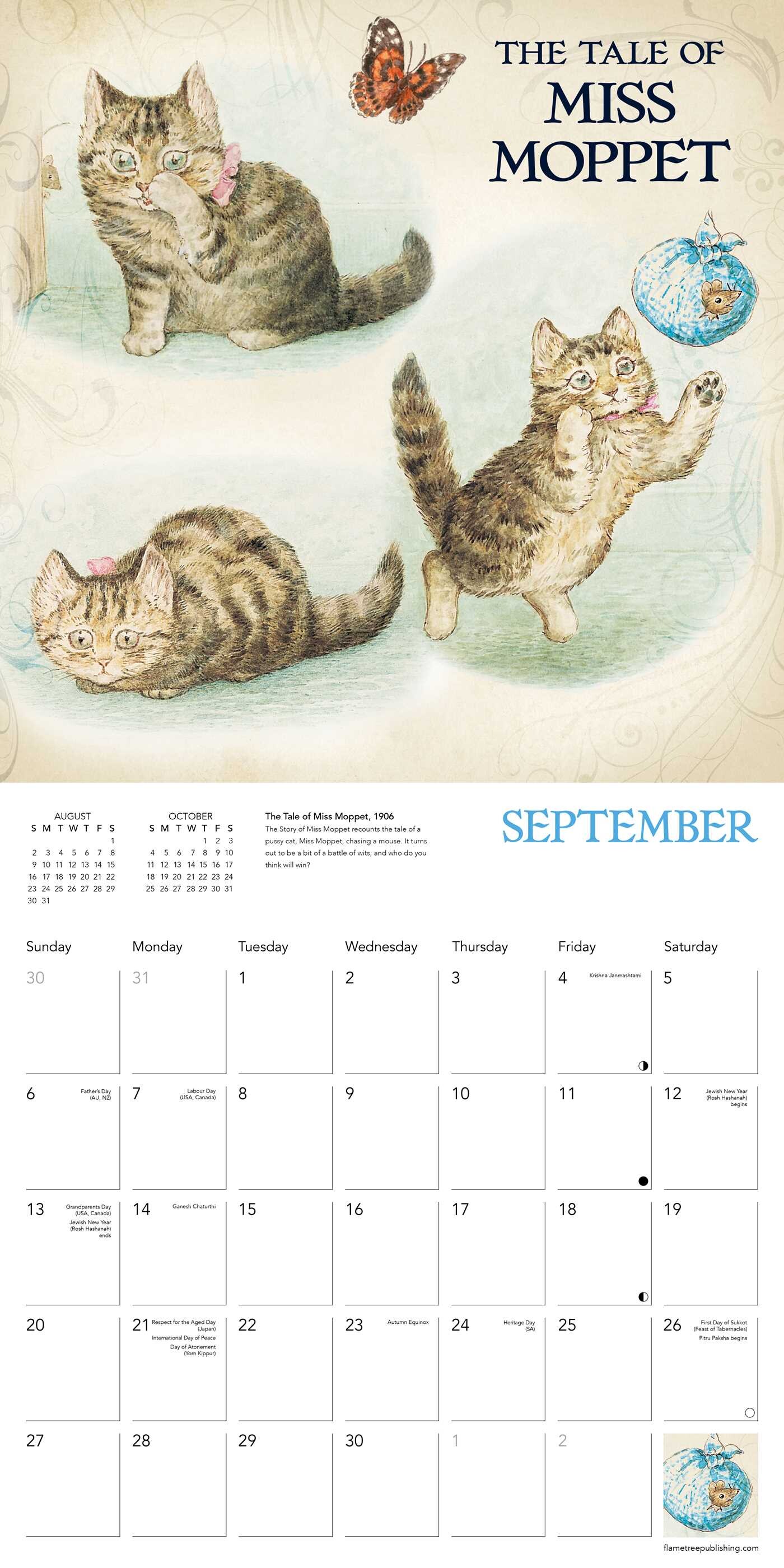 The World of Peter Rabbit Wall Calendar 2026 (Art Calendar) - Book ...