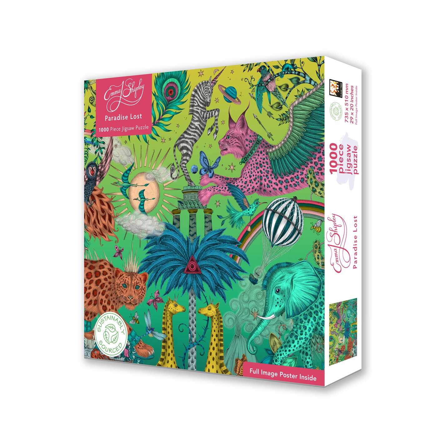 Adult Sustainable Jigsaw Puzzle Emma J Shipley: Paradise Lost - Book ...