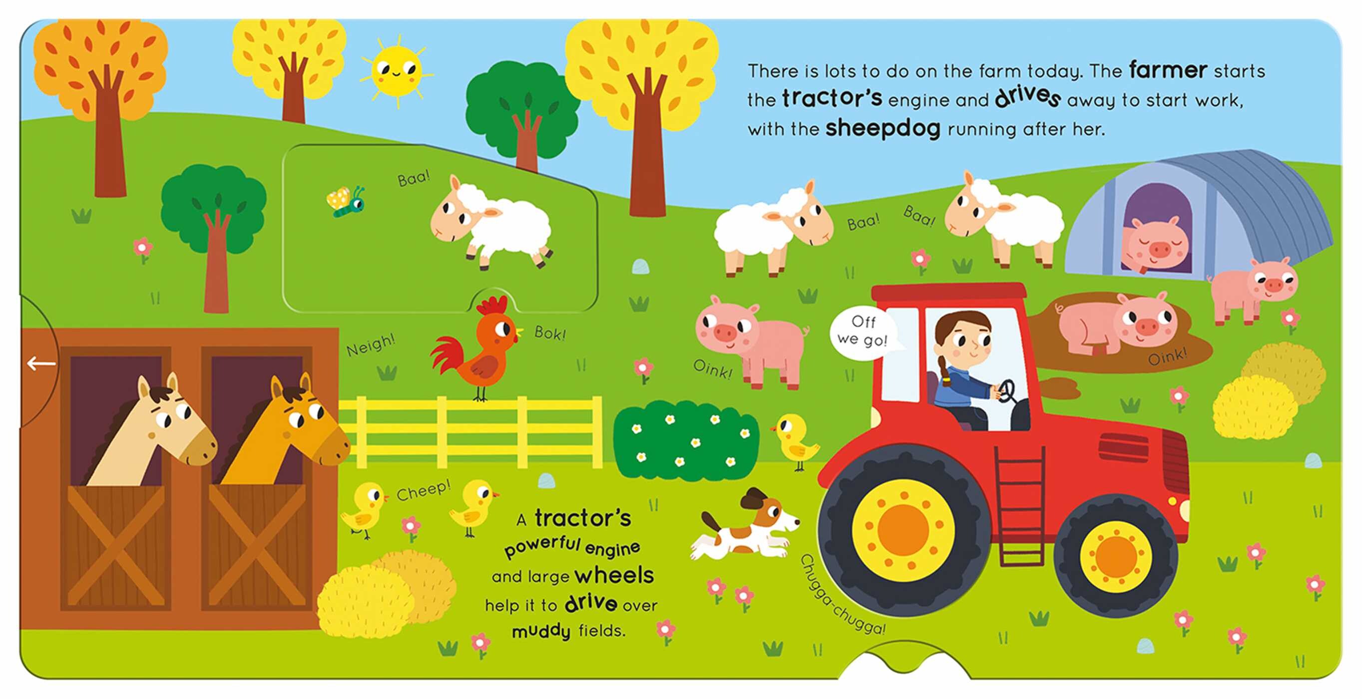 Push, Pull, Slide! Farm | Book by Bobbie Brooks, Villie Karabatzia ...
