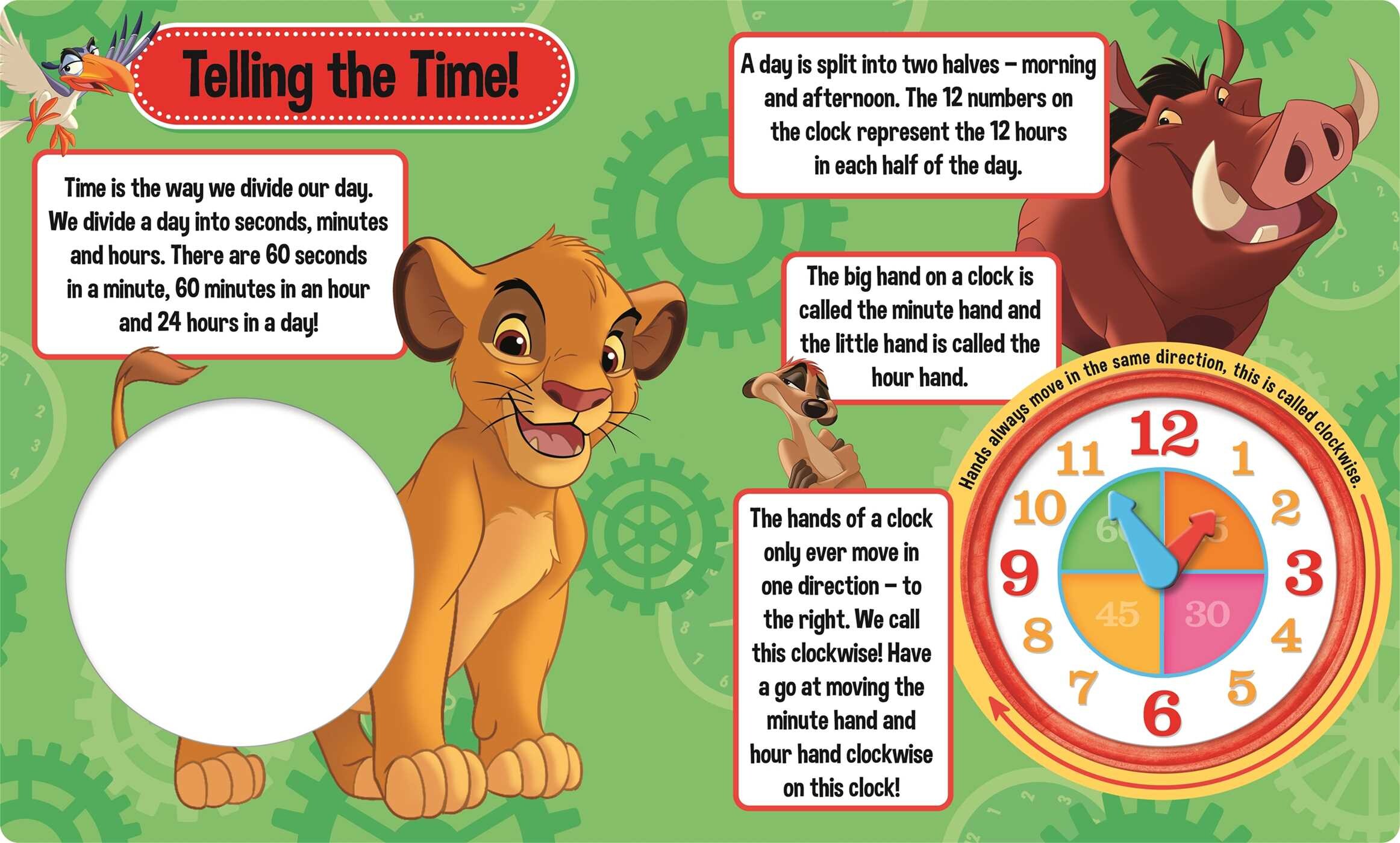 Disney: Tell the Time | Book by IglooBooks, Walt Disney | Official ...