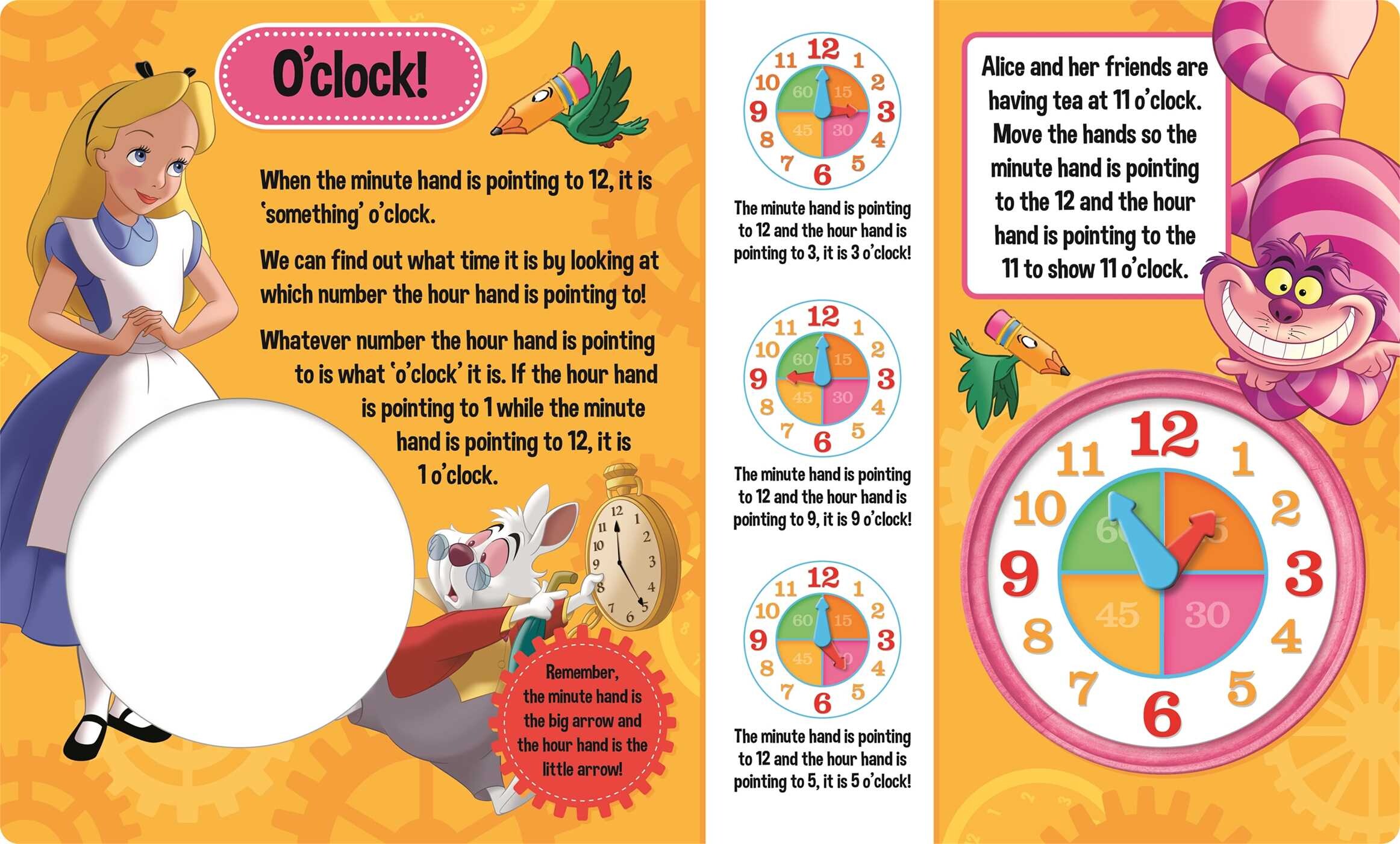 Disney: Tell the Time | Book by IglooBooks, Walt Disney | Official ...