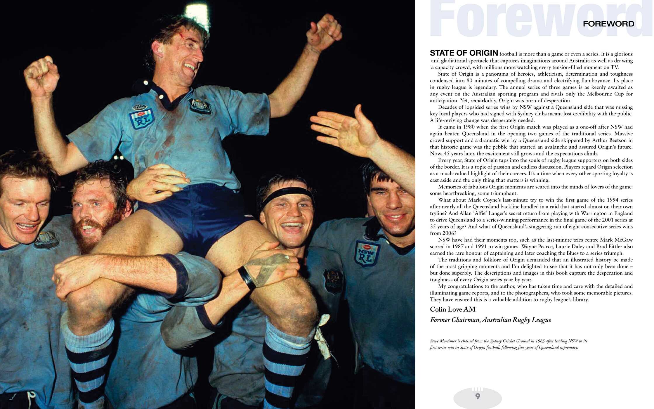 State of Origin 45 Years | Book by Liam Hauser | Official Publisher ...