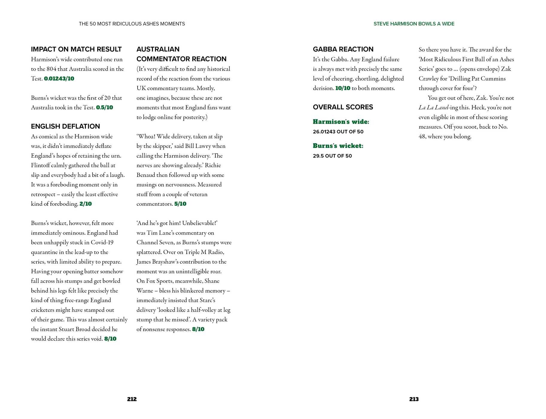 The 50 Most Ridiculous Ashes Moments | Book by Dan Liebke, Alex Bowden ...