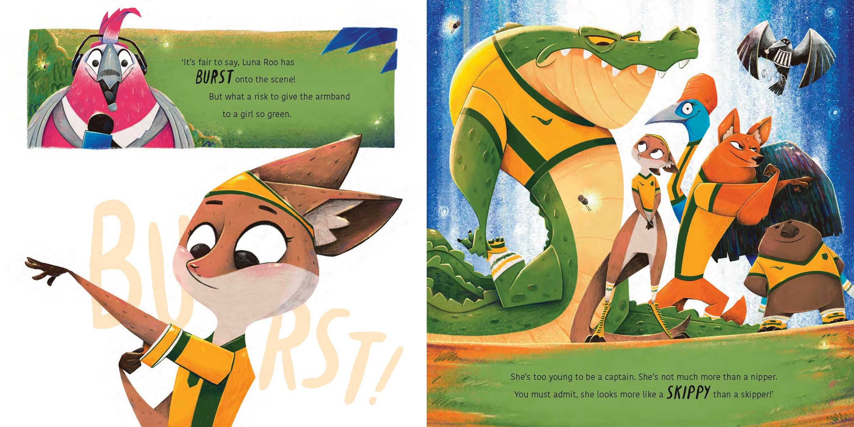 Luna Roo the Kangaroo Baller | Book by Adrian Lloyd, Adam Jackson, Jake ...