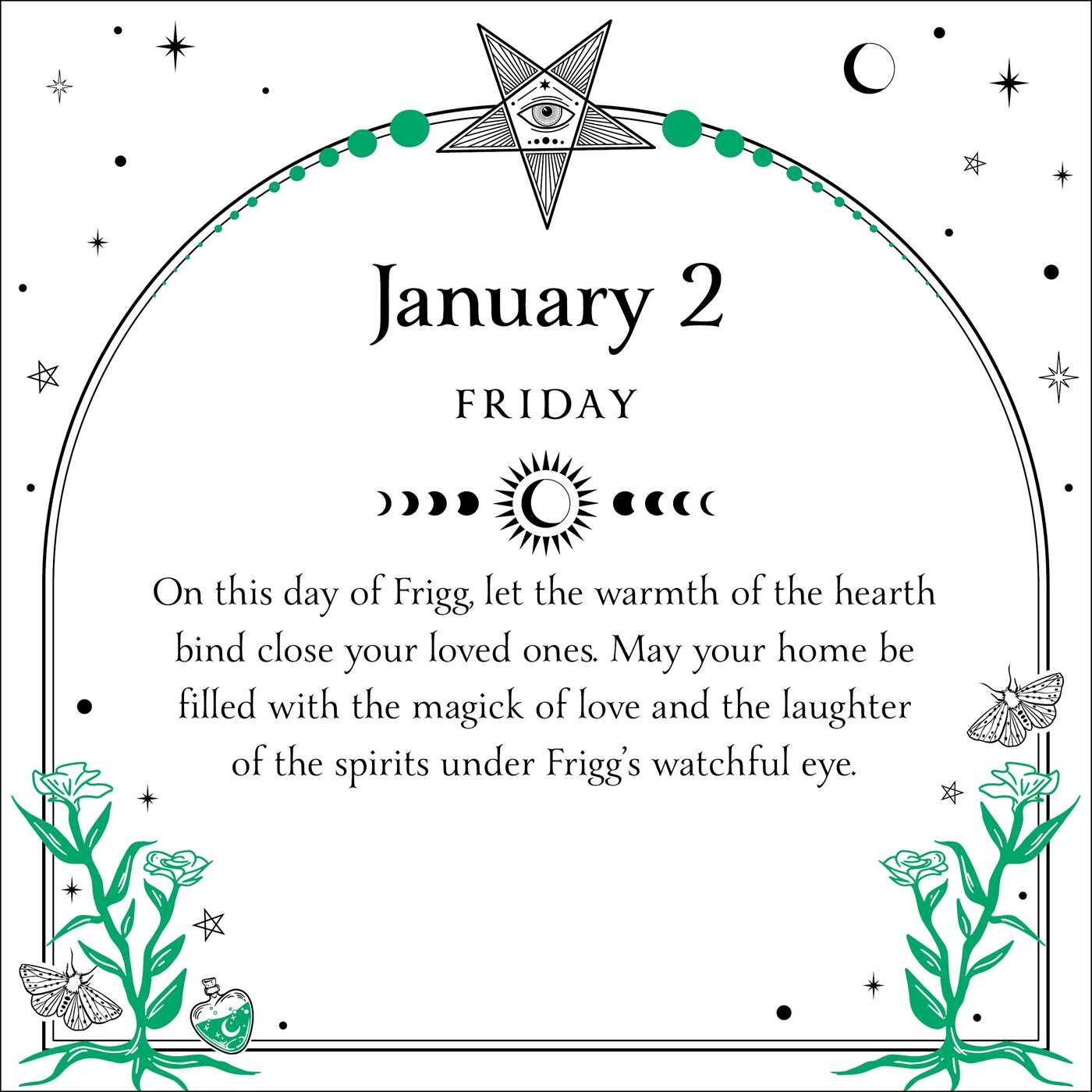 2026 Witch's Calendar: Daily Magick Day-to-Day Calendar - Book Summary ...